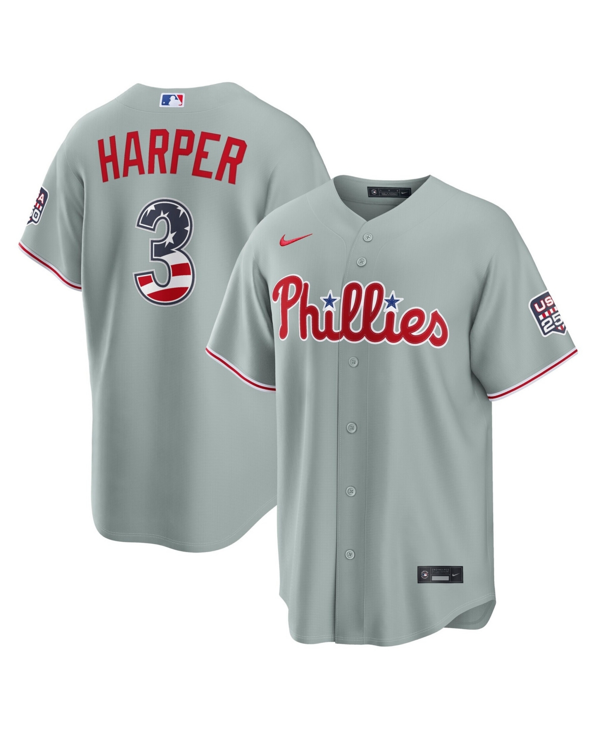 Click here for Nike Mens Bryce Harper Gray Philadelphia Phillies... prices