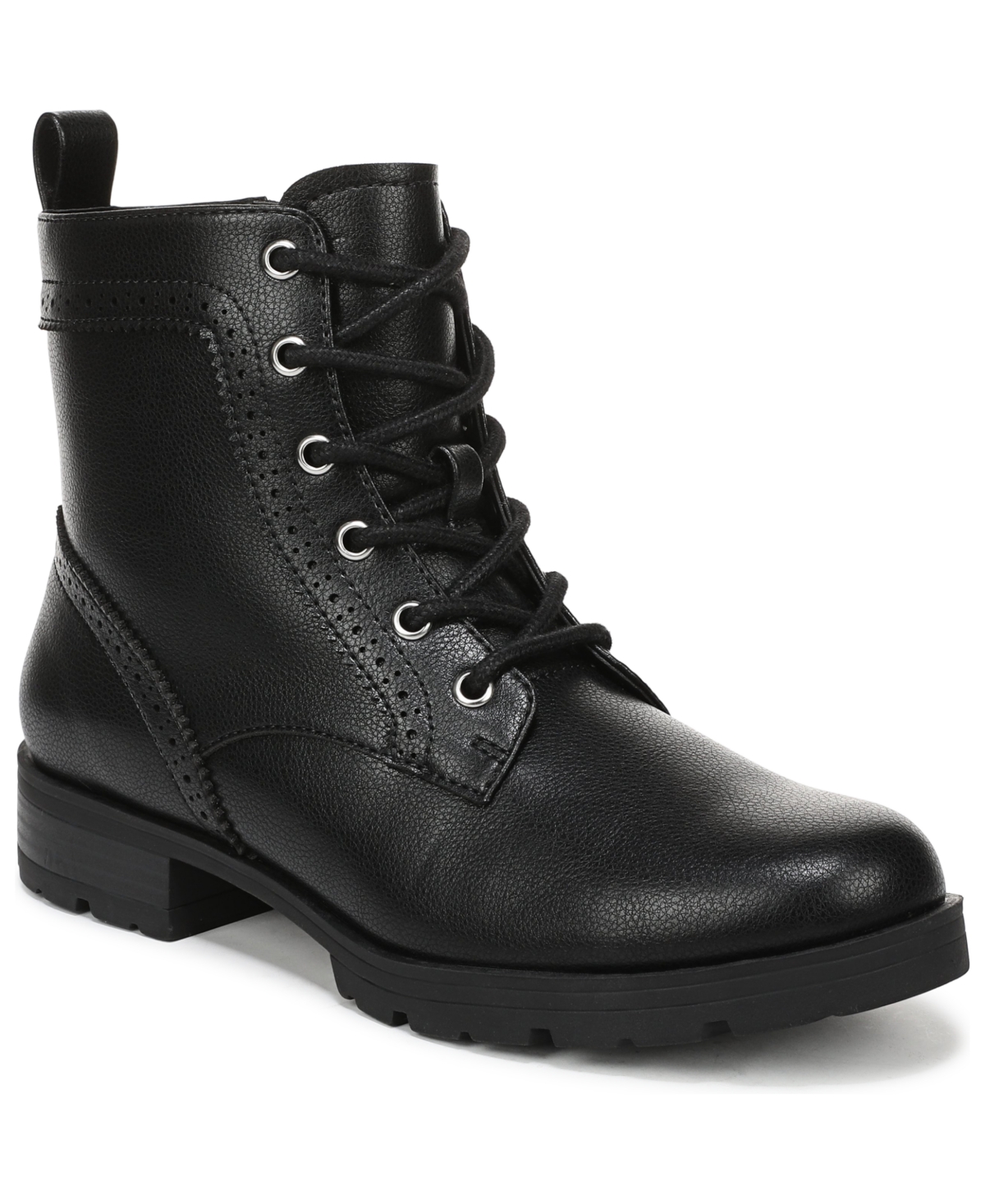 Click here for LifeStride Womens Lena Zip Lace-Up Booties - Black... prices