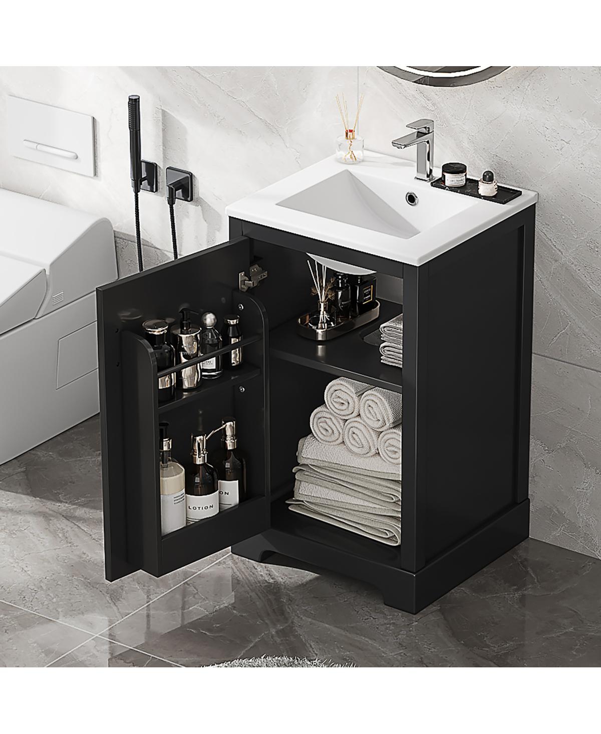 Click here for Sillysis Modern Bathroom Vanity with Ceramic Sink... prices