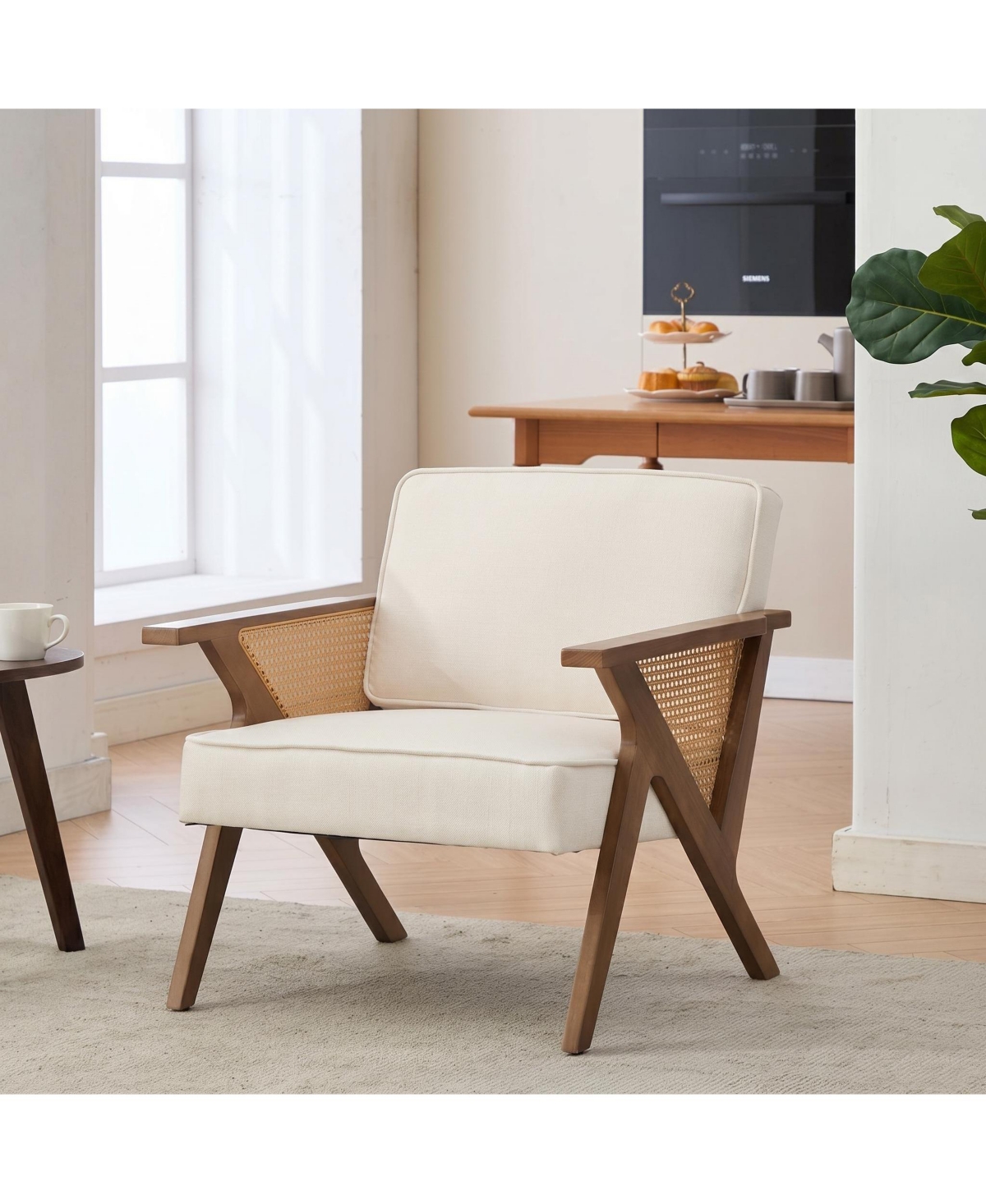 Click here for homfan Mid-Century Modern Accent Chair  Linen Upho... prices