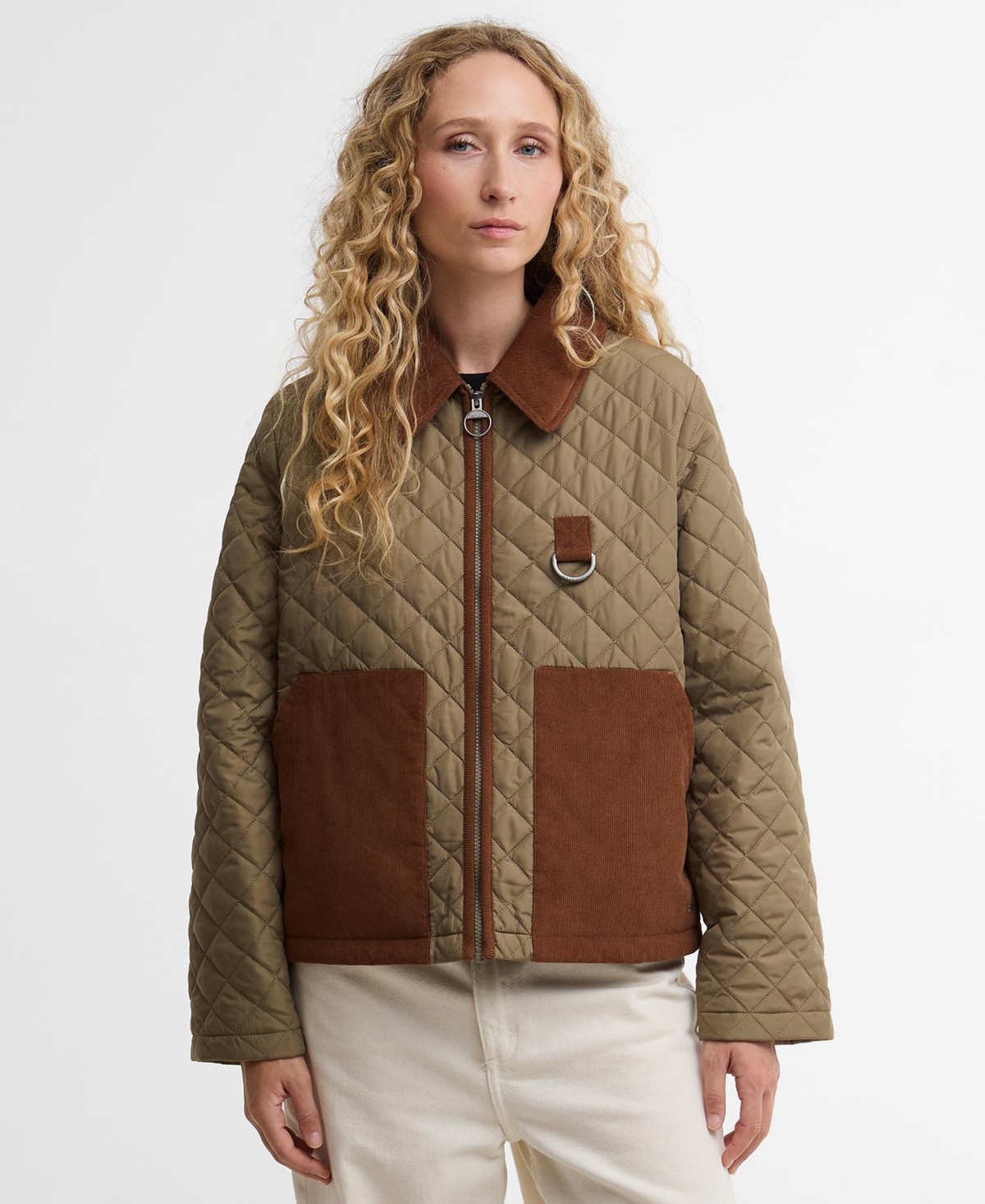 Click here for Barbour Womens Aylesby Quilted Front-Zipper Jacket... prices