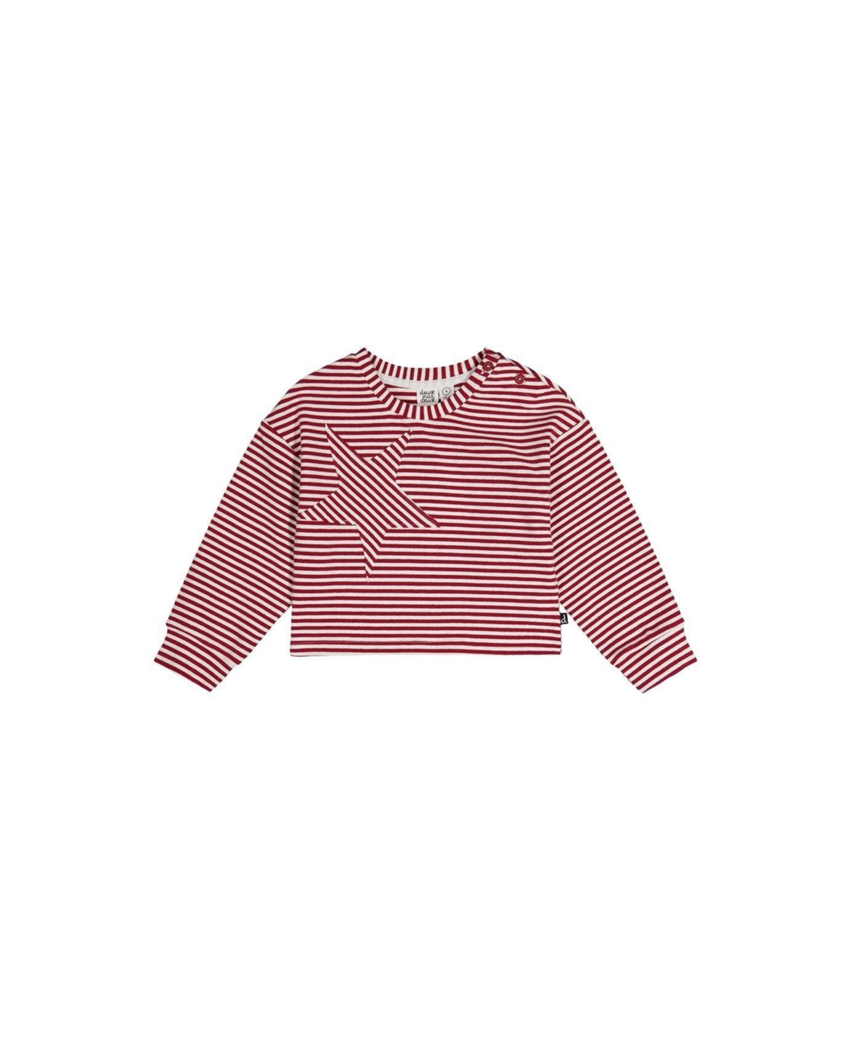 Click here for Deux par Deux Big Girls 6-14 Soft Jersey Top - Red... prices