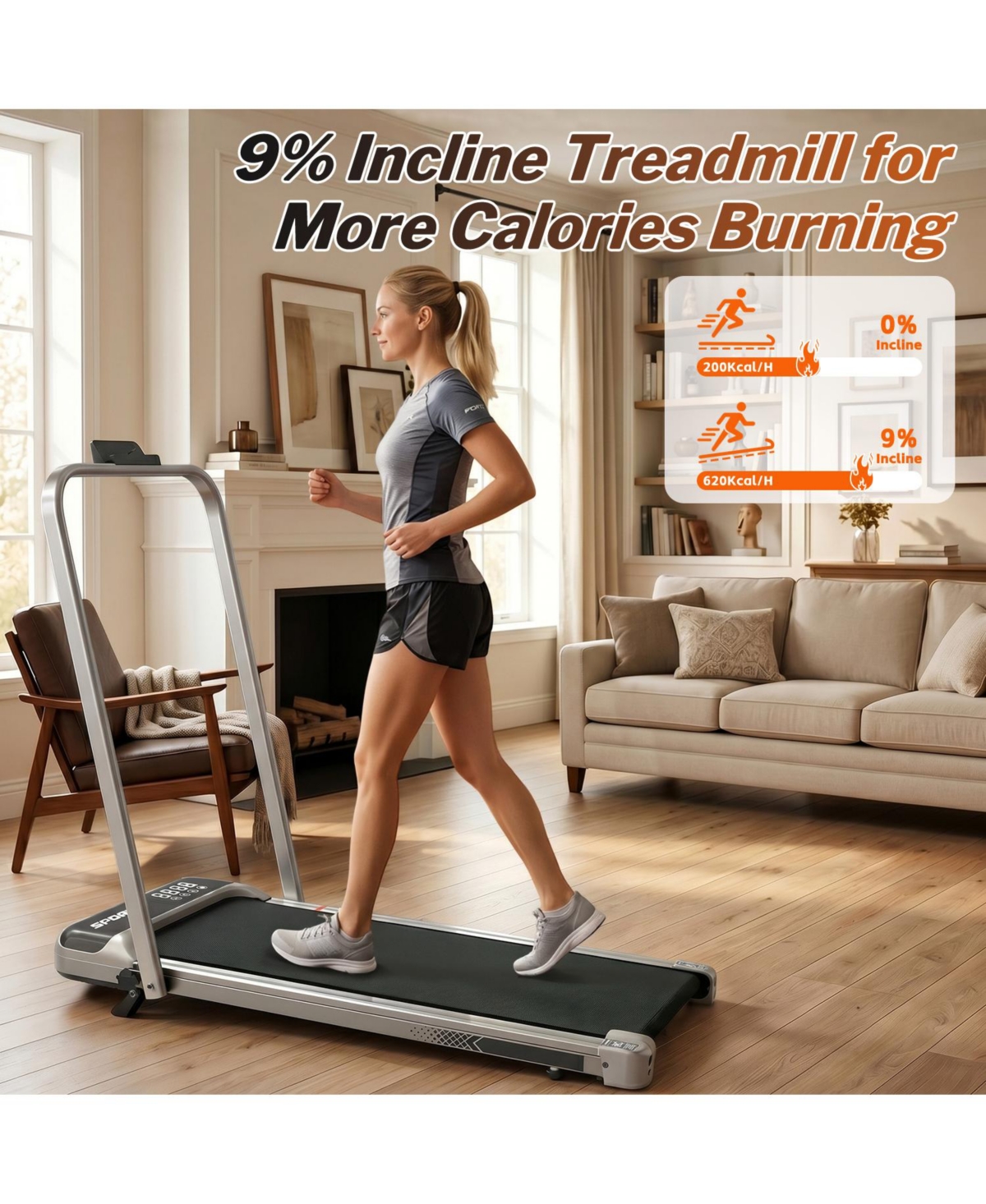Click here for Zeny 3 in 1 Under Desk Treadmill with Incline  Fol... prices