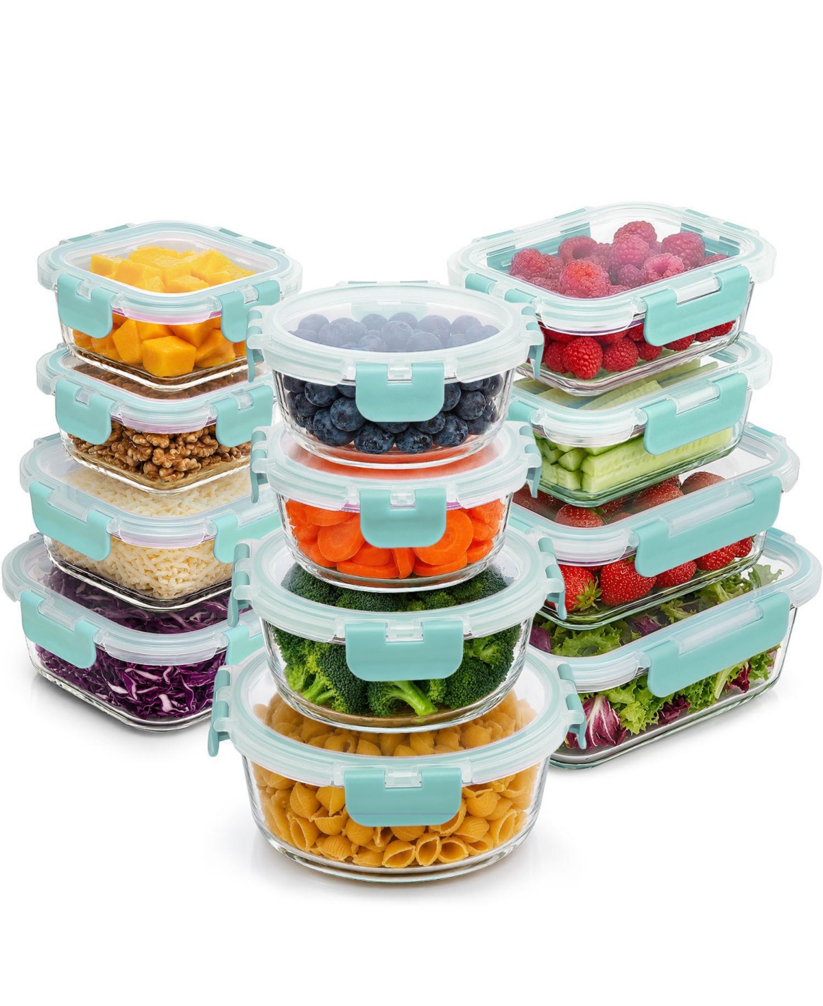 Click here for Zulay Kitchen 24 Piece Oven Safe Glass Storage Con... prices