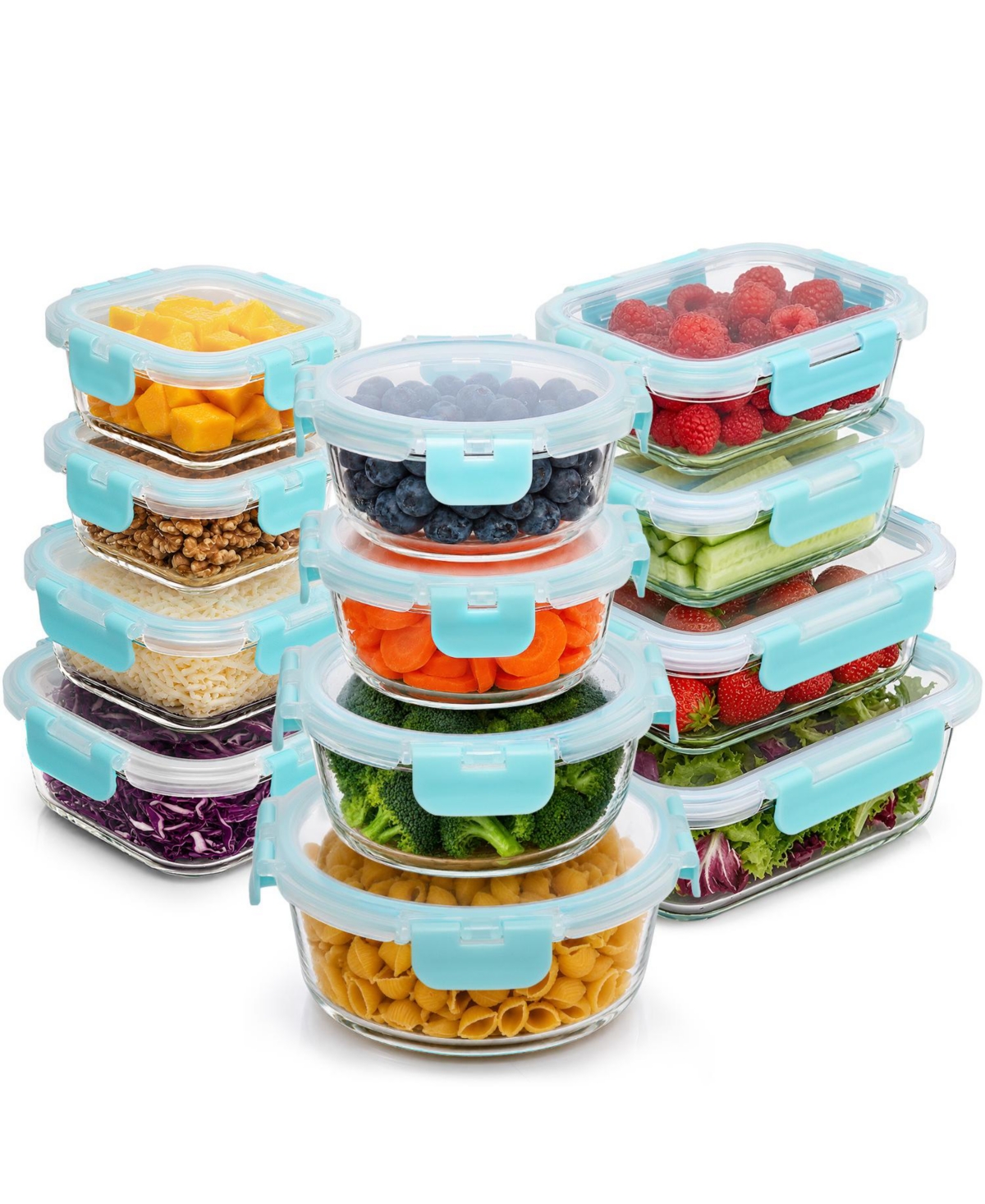 Click here for Zulay Kitchen 24 Piece Oven Safe Glass Storage Con... prices
