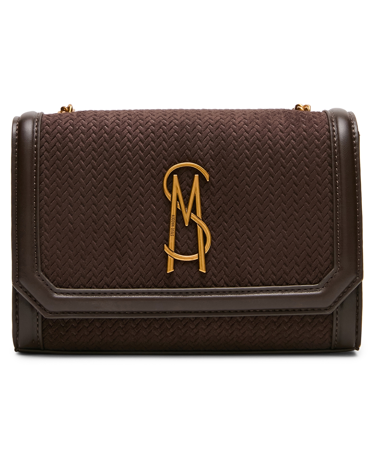 Click here for Steve Madden Larisaw Rivet Logo Mini Crossbody Han... prices