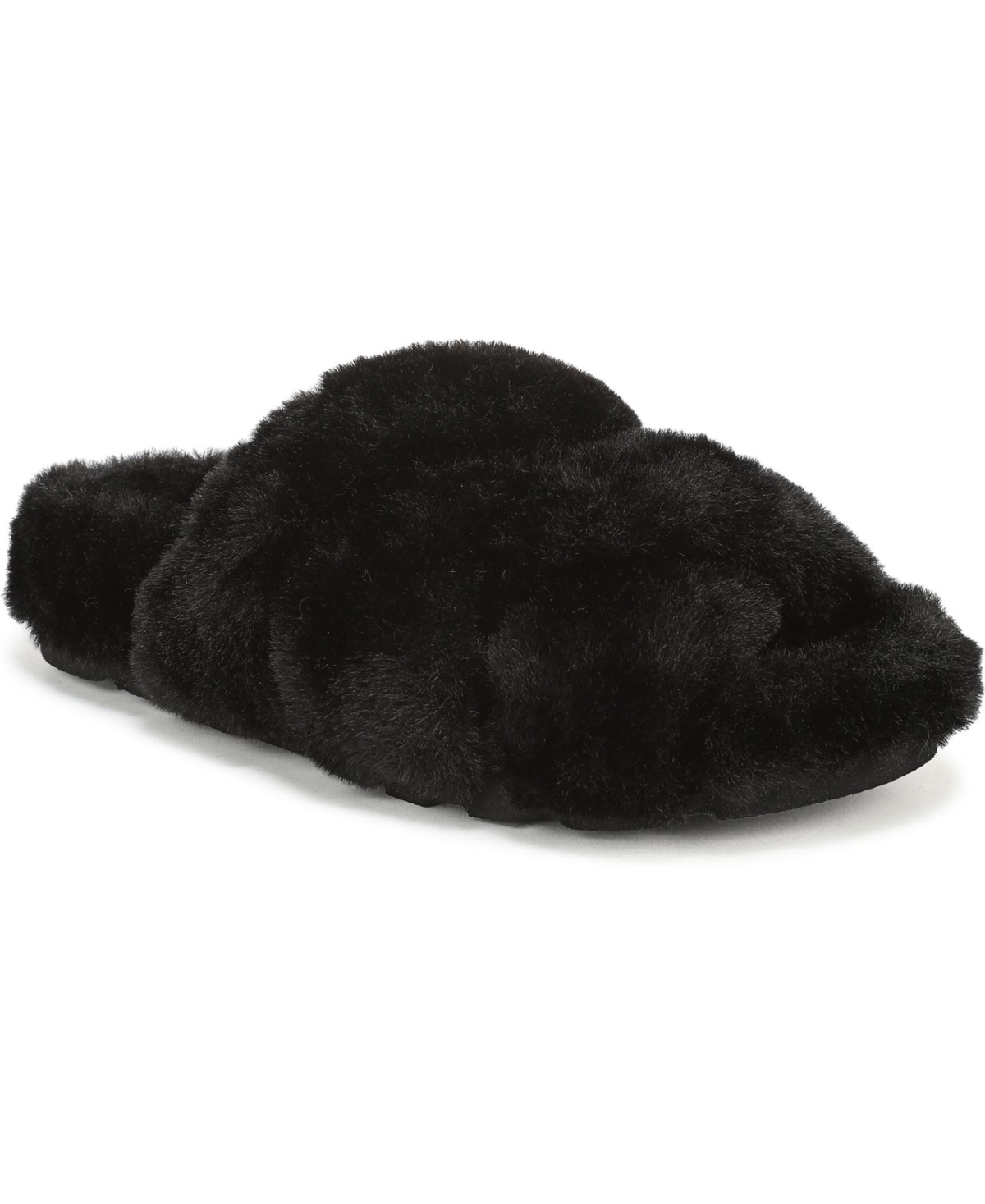 Click here for Vionic Womens Peppa Open Toe Slippers - Black faux... prices