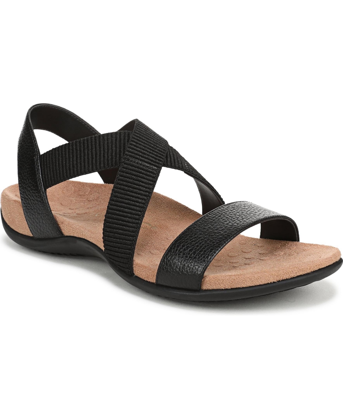 Click here for Vionic Womens Raina Strappy Sandals - Black leathe... prices