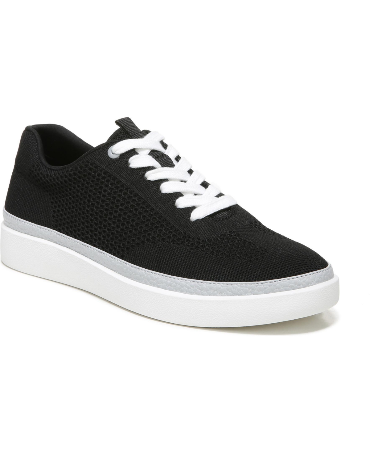 Click here for Vionic Womens Galia Lace Up Sneakers - Black knit prices