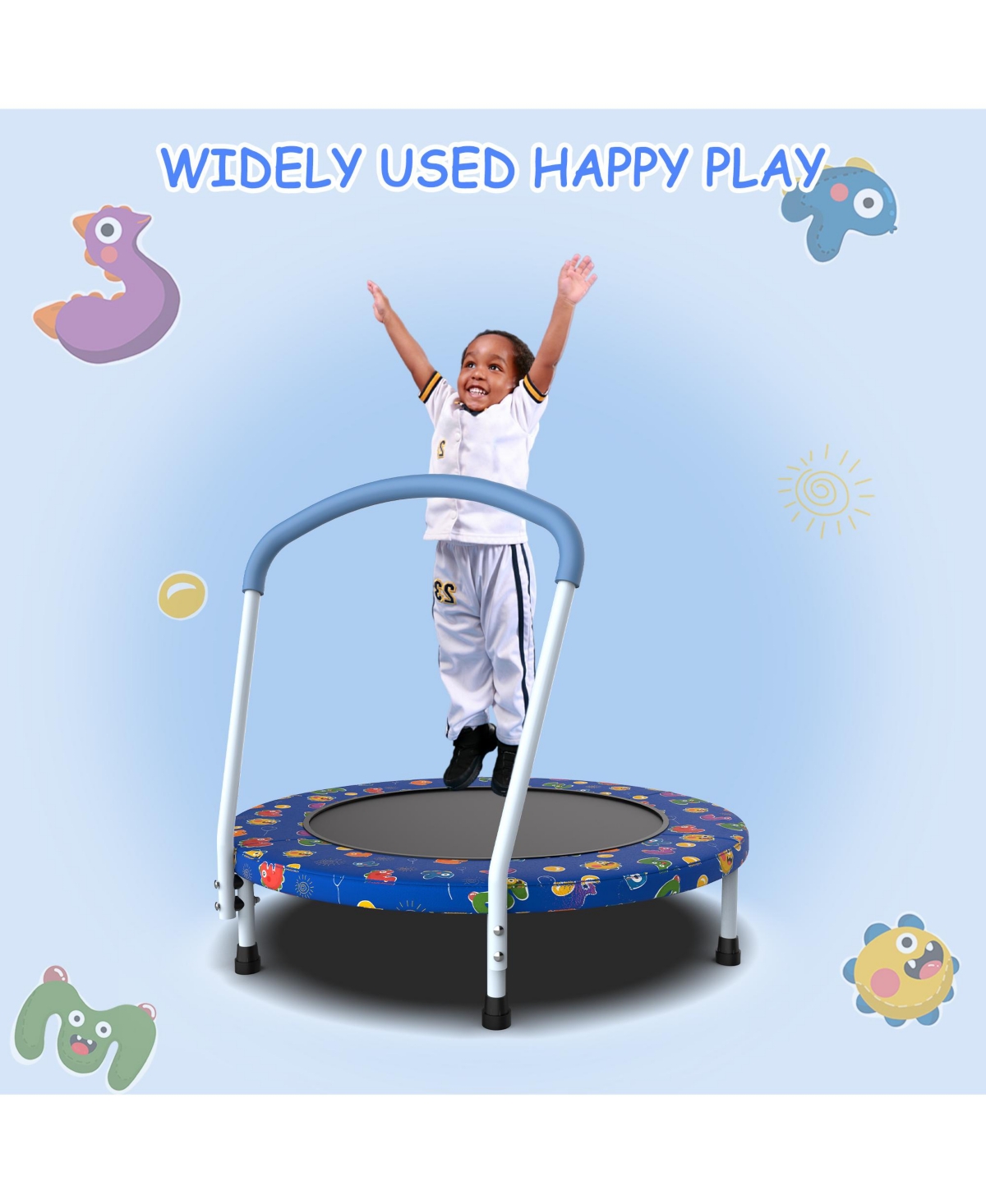 Click here for Zeny Mini Trampoline for Kids Indoor Outdoor Tramp... prices