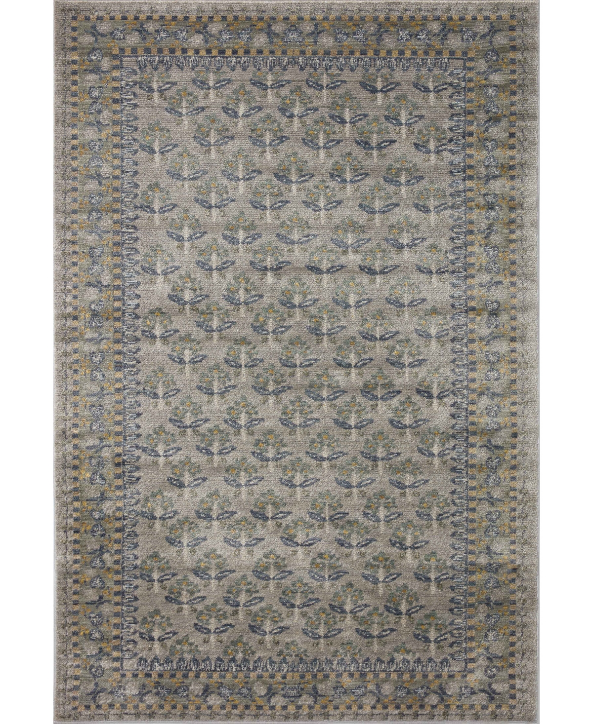 Click here for Rifle Paper Co Fiore Fio-02 37 x 57 Area Rug - Gra... prices