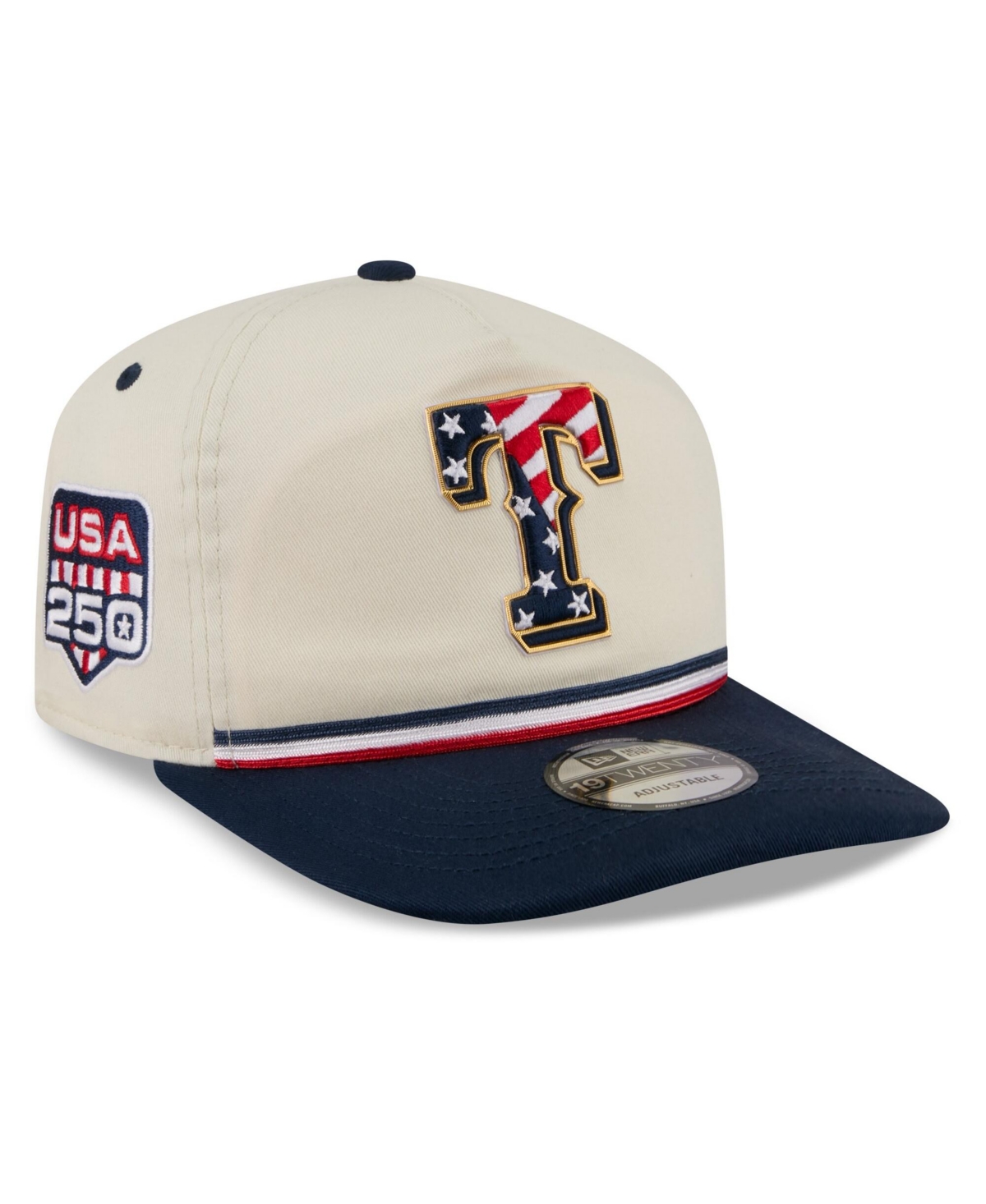 Click here for New Era Mens Cream/Navy Texas Rangers Usa 250 Four... prices