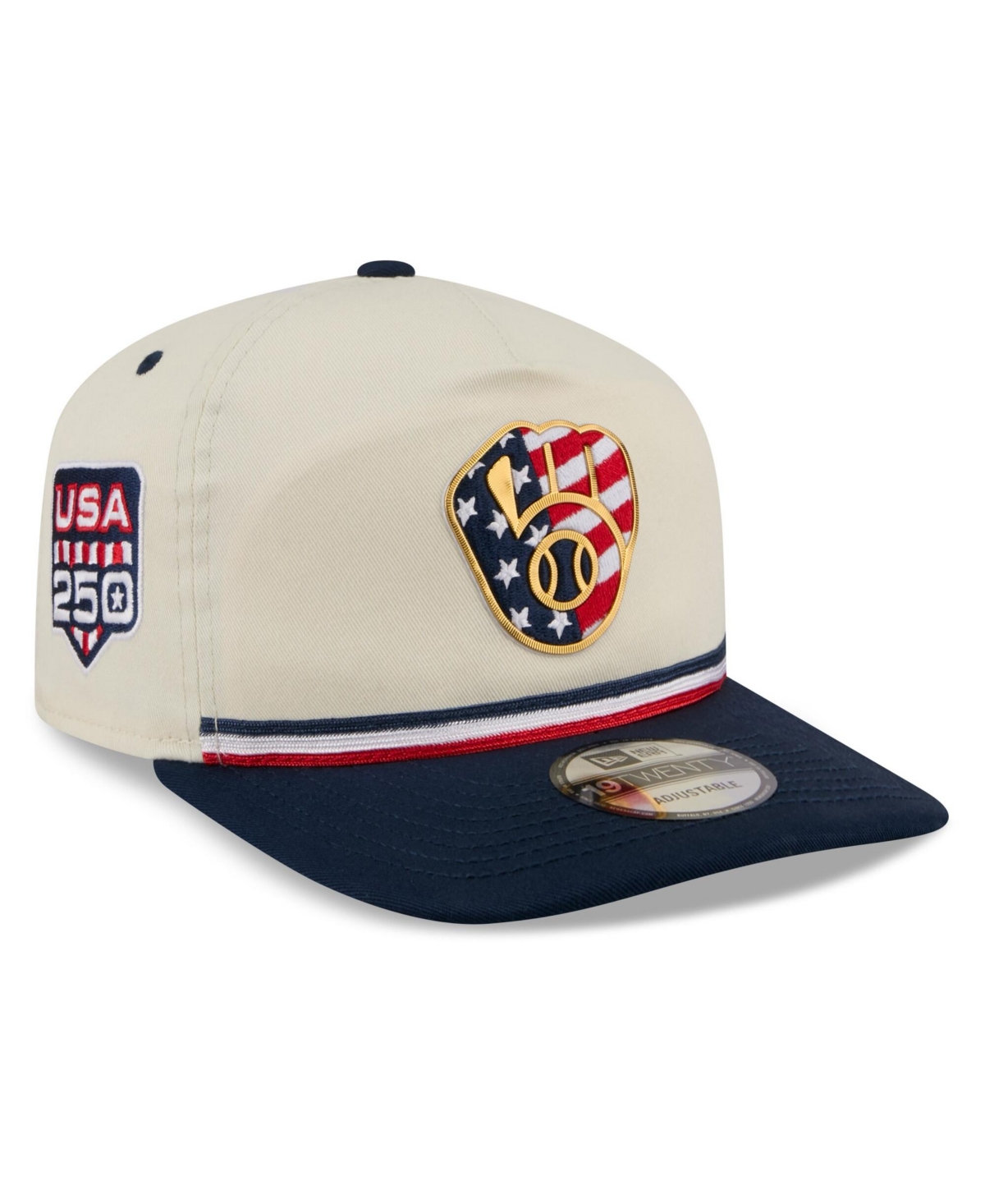 Click here for New Era Mens Cream/Navy Milwaukee Brewers Usa 250... prices