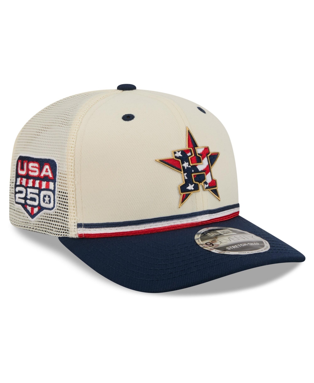 Click here for New Era Mens Cream/Navy Houston Astros Usa 250 Fou... prices