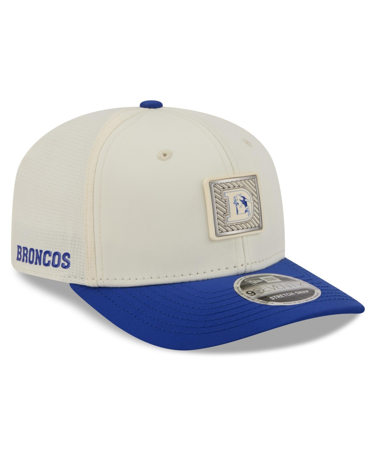Click here for New Era Mens Cream/Royal Denver Broncos 2026 Nfl T... prices