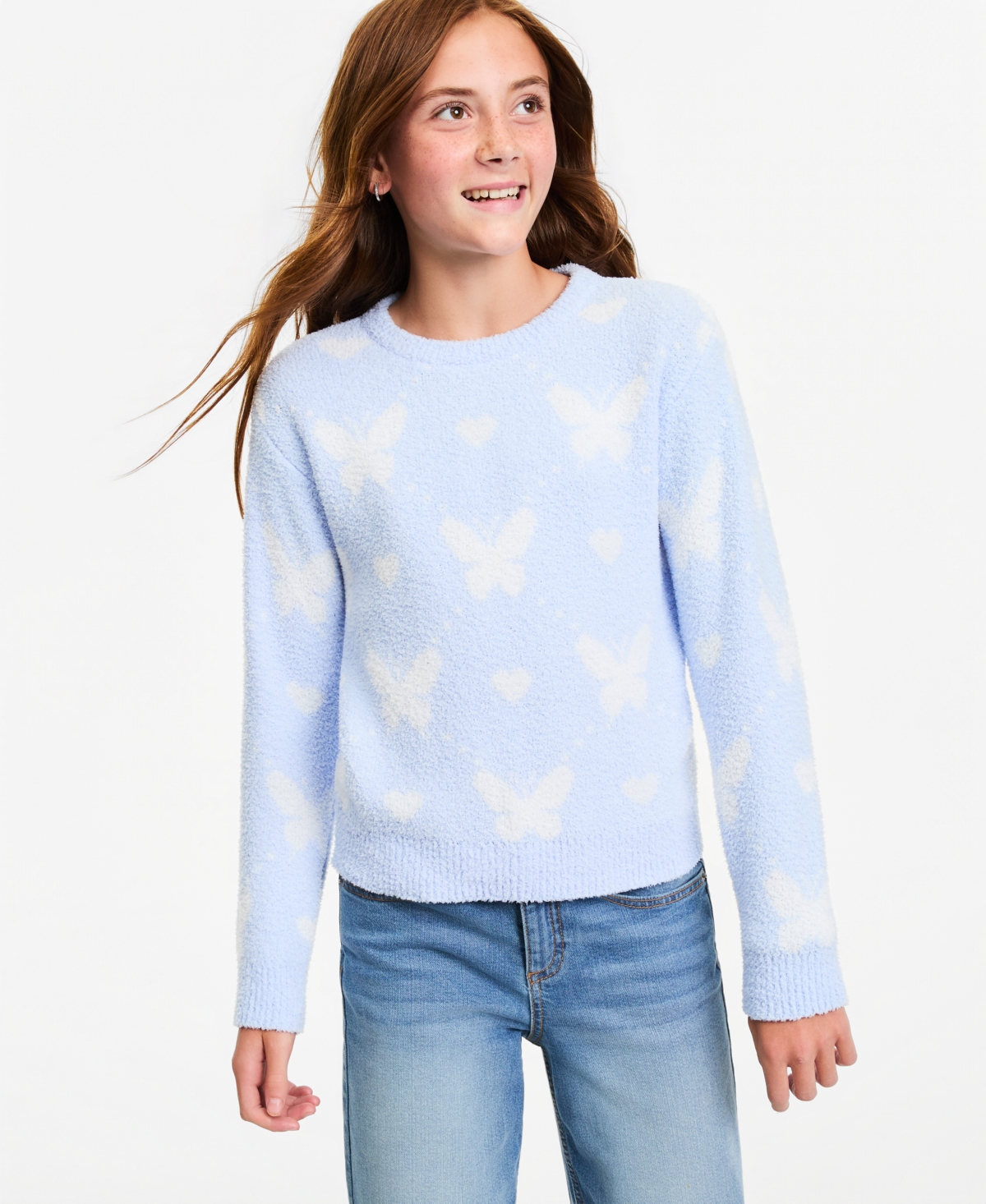 Click here for Epic Threads Girls Xs-xl Crewneck Butterfly Sweate... prices