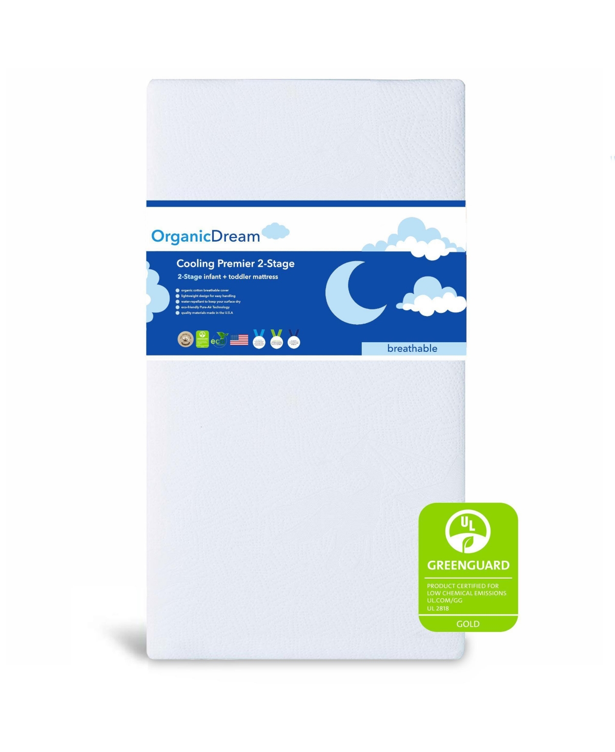 Click here for Organic Dream Cooling Premier 2-Stage Crib Mattres... prices