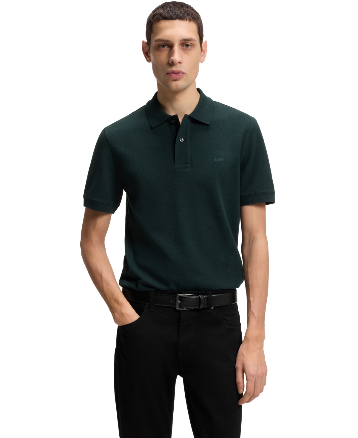 Click here for Boss by Hugo Boss Mens Cotton Pique Pallas Logo Po... prices