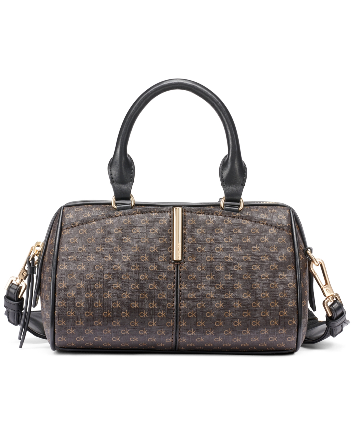 Click here for Calvin Klein Genevieve Mini Crossbody Handbag - Br... prices