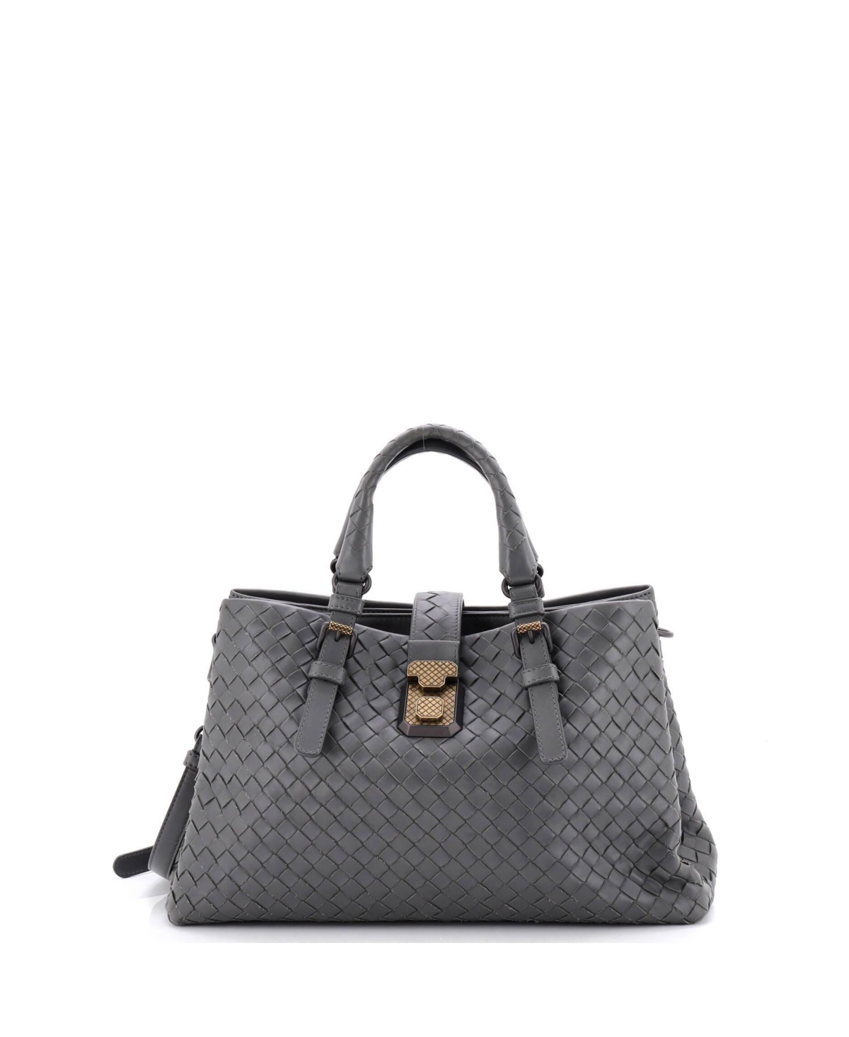 Click here for Pre-Owned Bottega Veneta Small Roma Bag Intrecciat... prices
