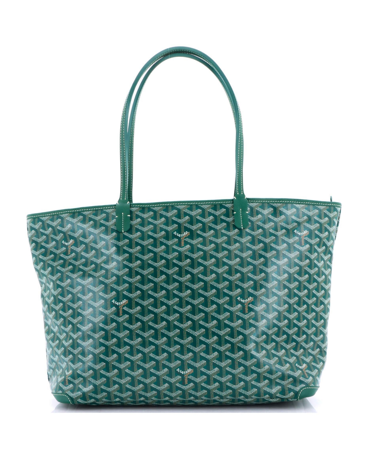 Click here for Pre-Owned Goyard Mm Artois Tote Coated Canvas - Gr... prices