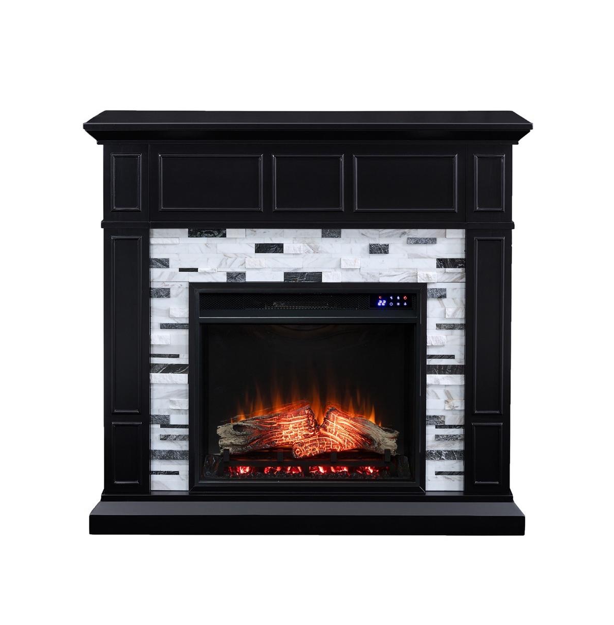 Click here for Augusta Home Drovling Marble Electric Fireplace -... prices