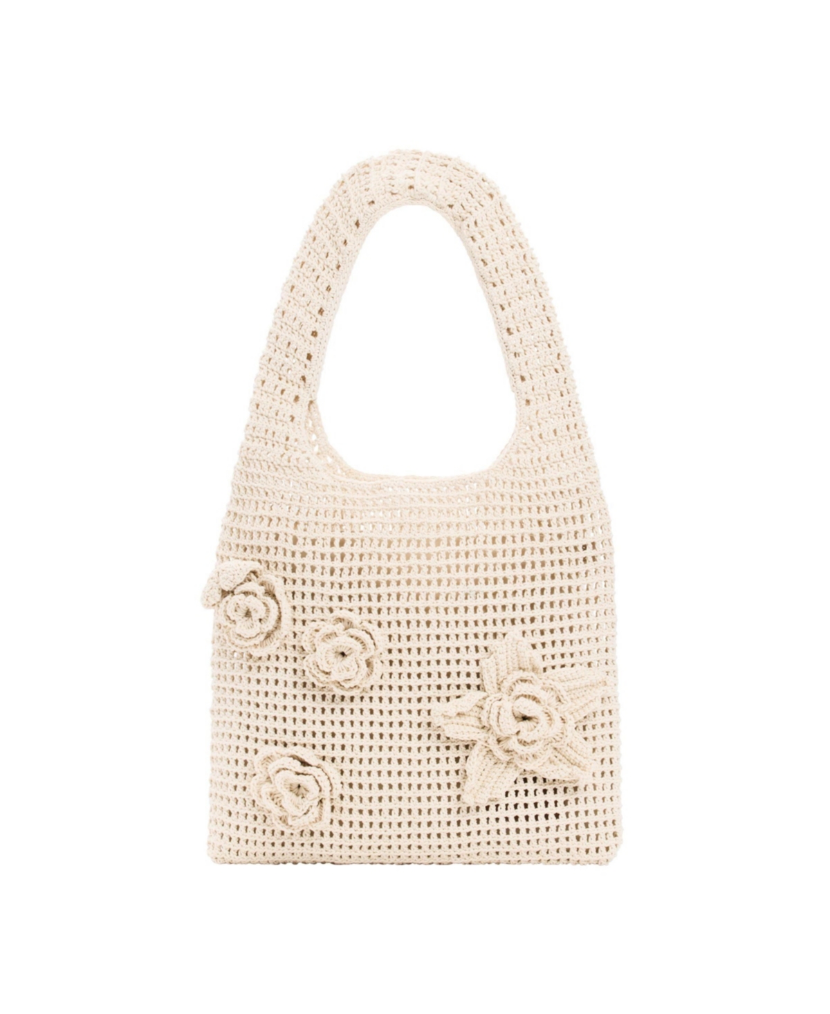 Click here for Desigual Womens Crochet Bag with Flowers - Off whi... prices