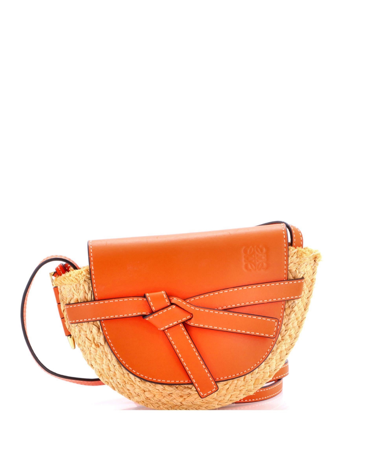Click here for Pre-Owned Loewe Mini Gate Leather Shoulder Leather... prices