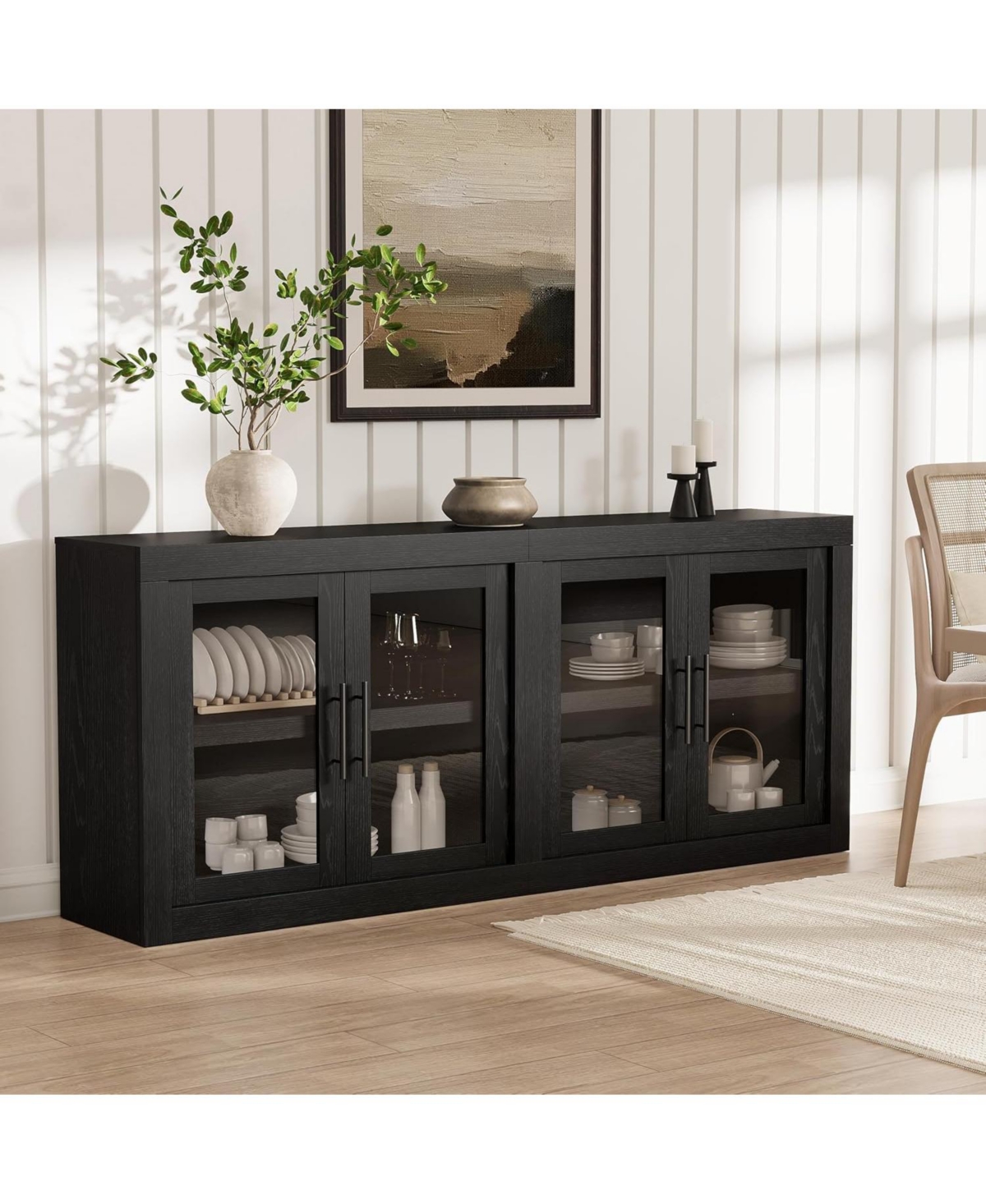 Click here for homfan 70.8 Mid Century Modern Sideboard Buffet Ca... prices