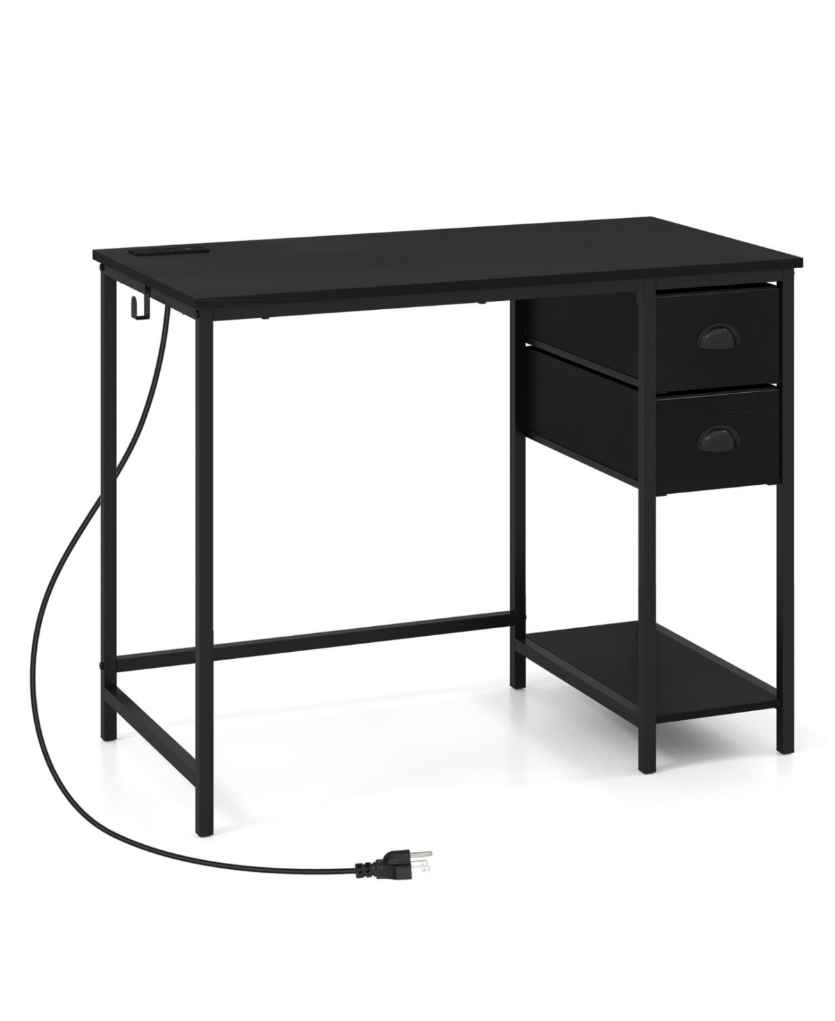 Click here for Slickblue Computer Desk with Charging Station and... prices