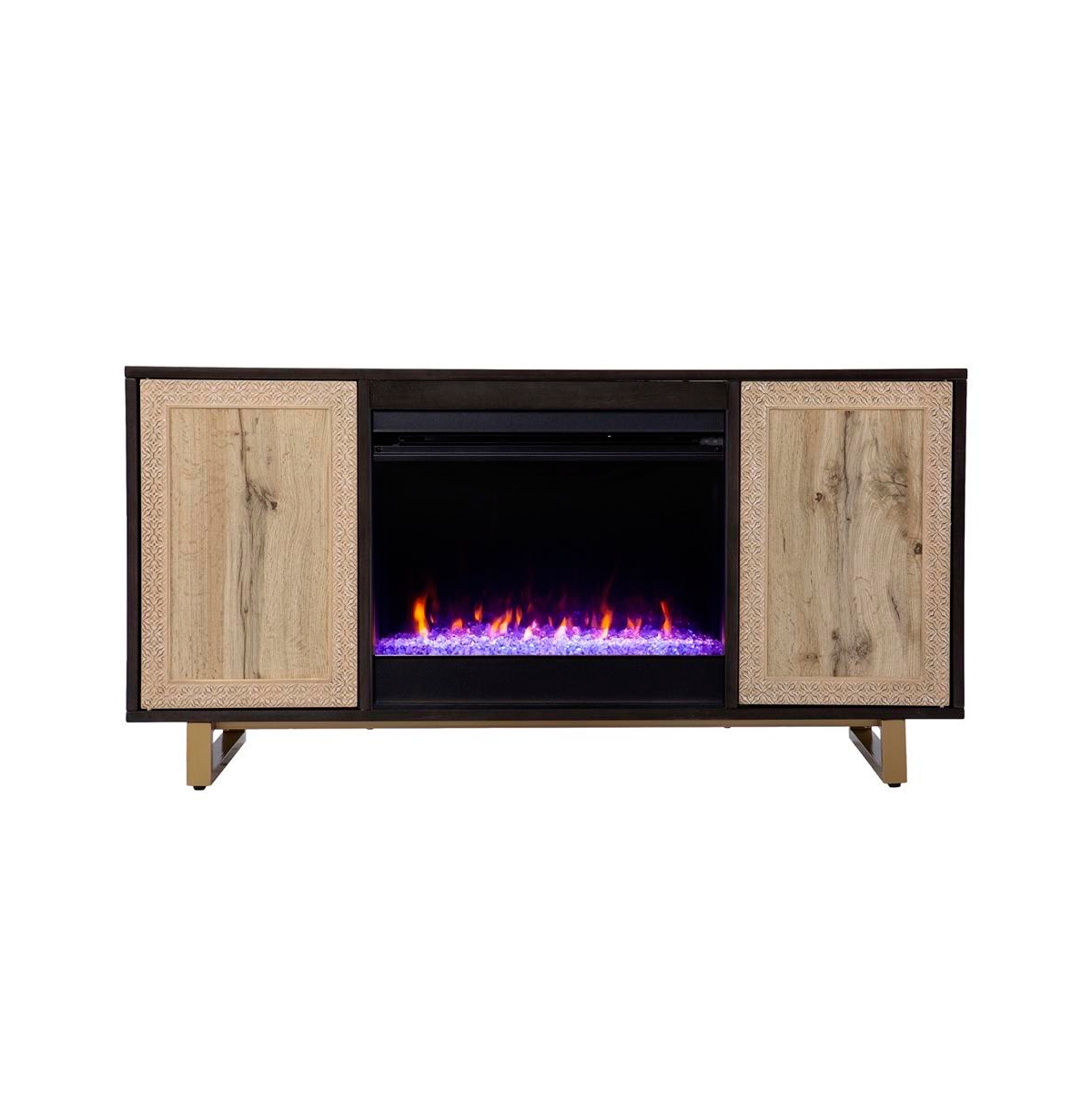 Click here for Augusta Home Wilconia Electric Media Fireplace - B... prices