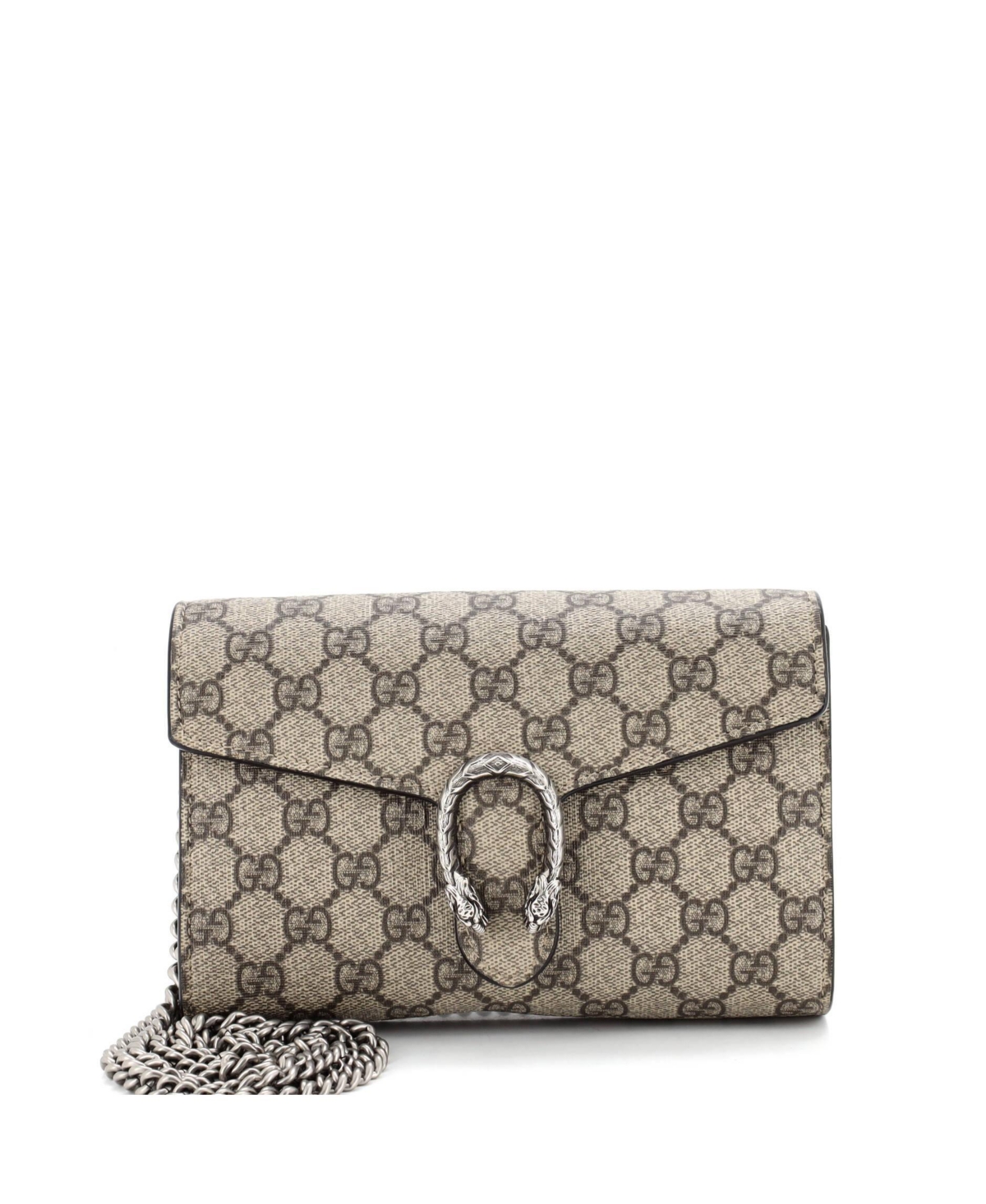 Click here for Pre-Owned Gucci Small Dionysus Chain Wallet Gg Coa... prices