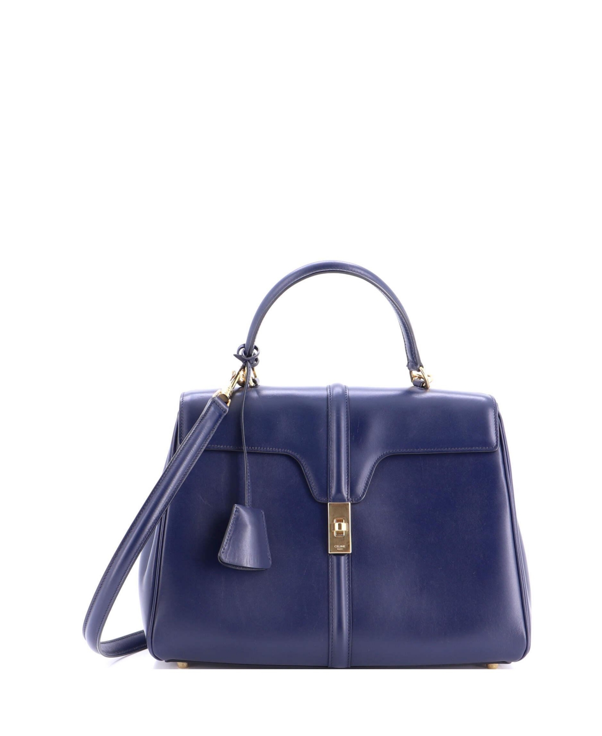 Click here for Pre-Owned Celine Medium 16 Top Handle Bag Smooth C... prices