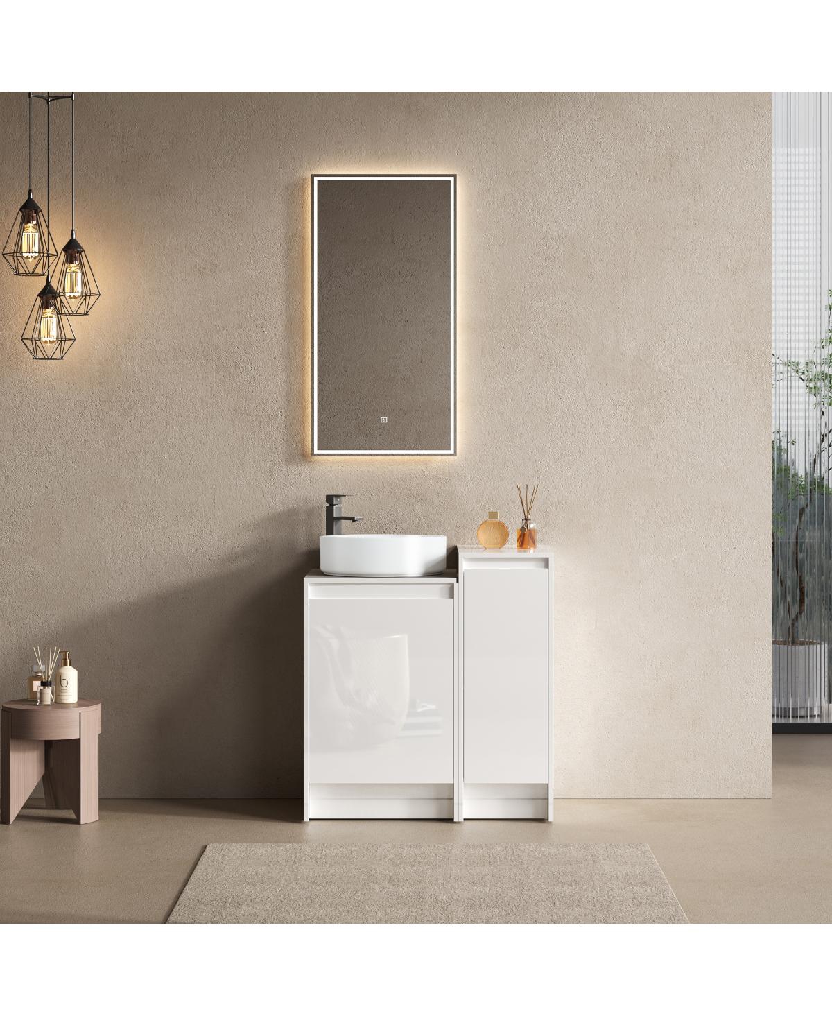 Click here for Sillysis 31.5 Inch Modern Bathroom Vanity with Cer... prices