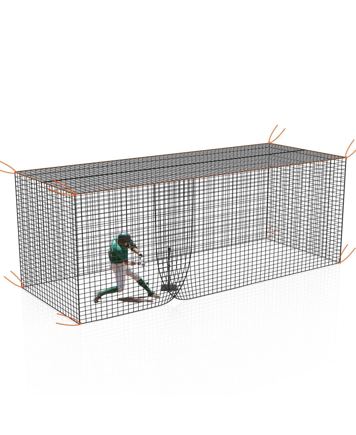 Click here for Aoligeijs 12x55ft Portable Baseball Batting Cage f... prices