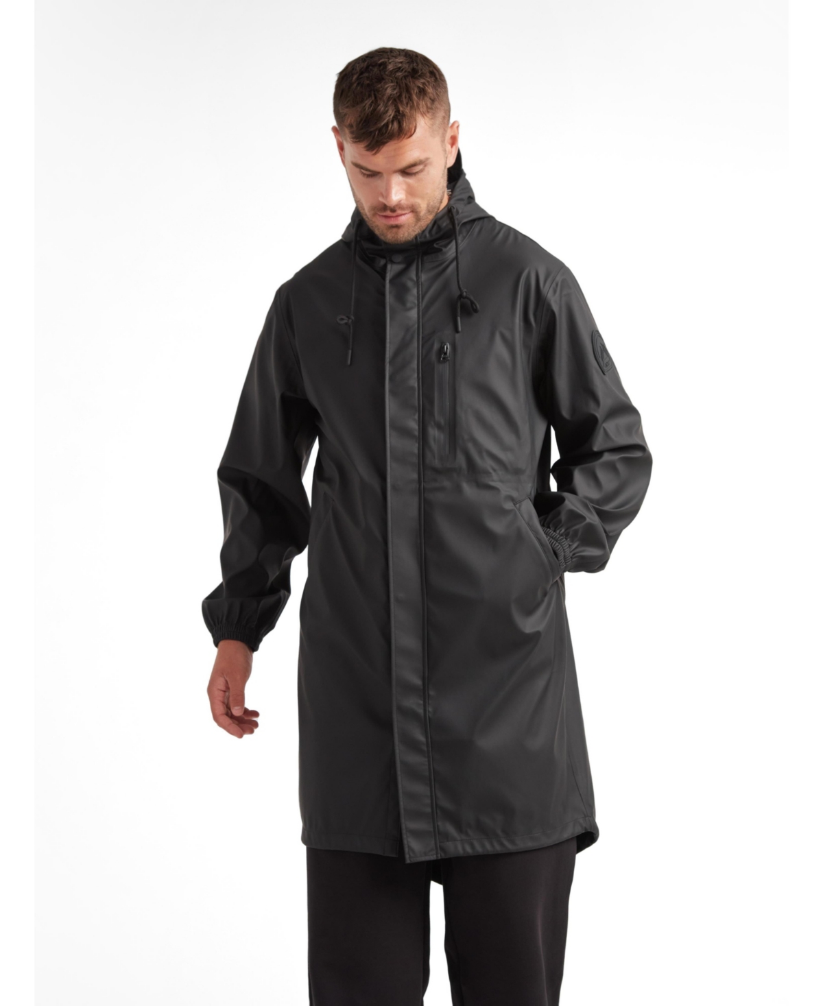 Click here for JACK1T Mens Long Raincoat - Black prices