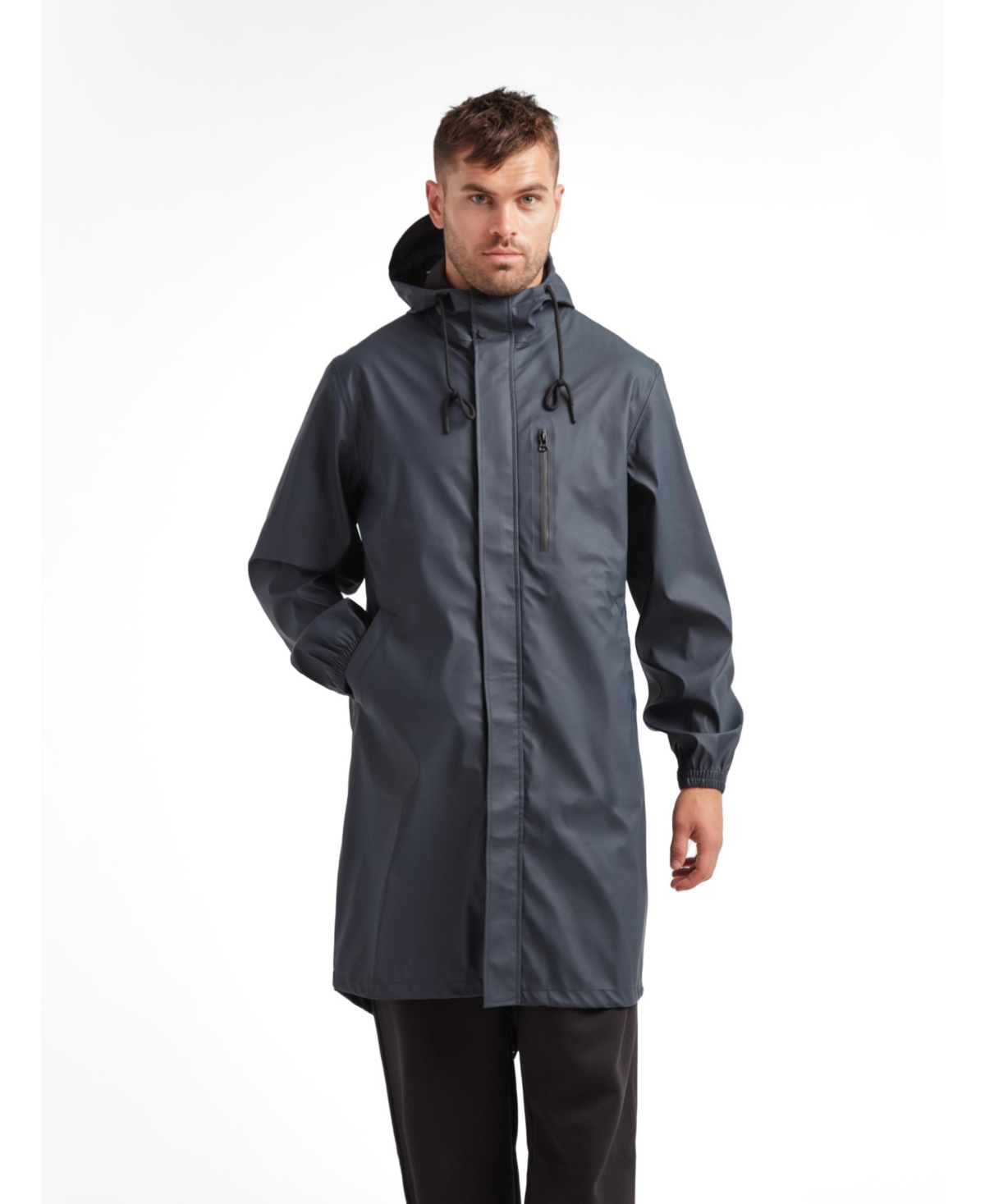 Click here for JACK1T Mens Long Raincoat - Navy prices