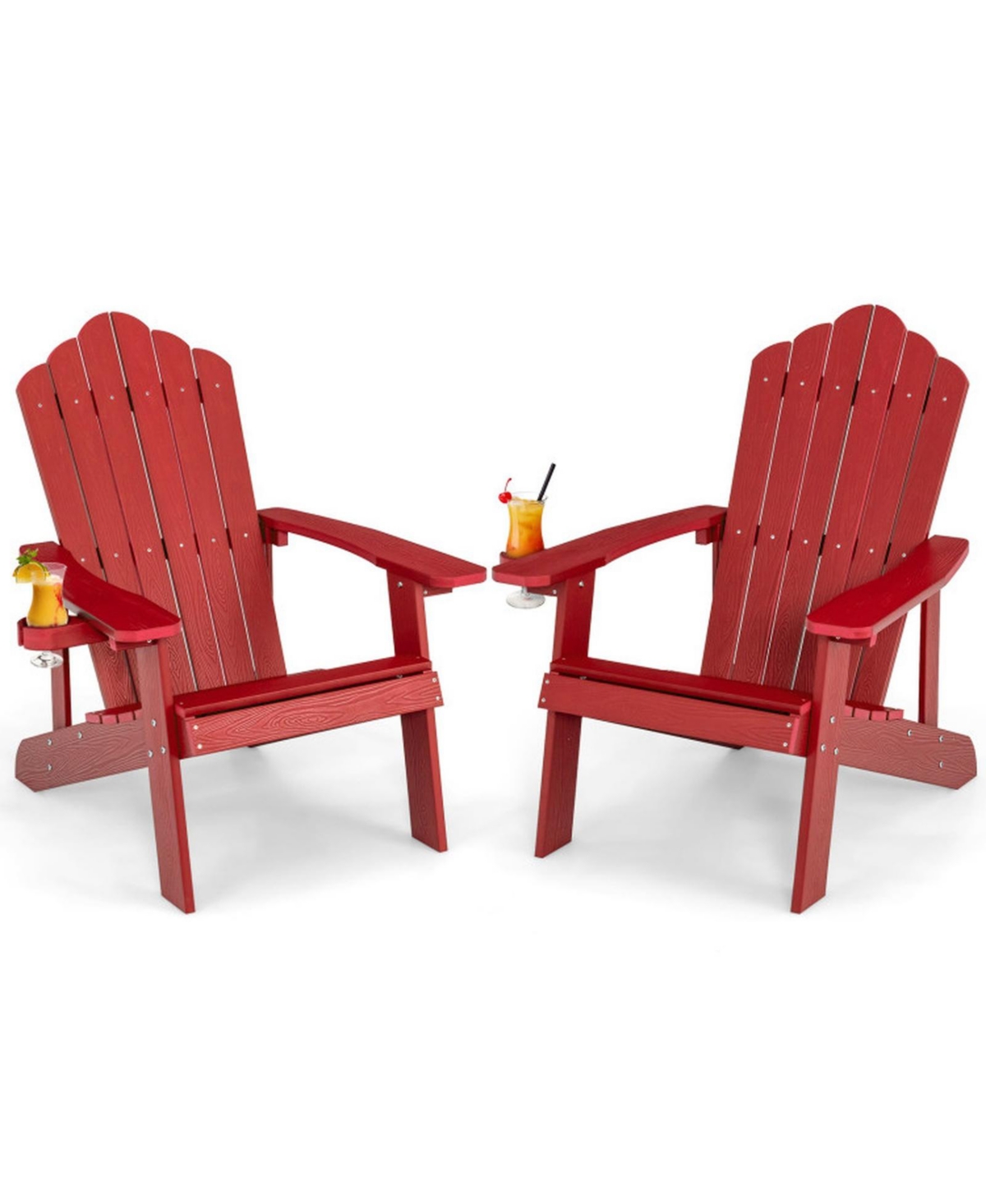 Click here for Gouun 2-Piece Adirondack Chair Set Adult and Kid H... prices