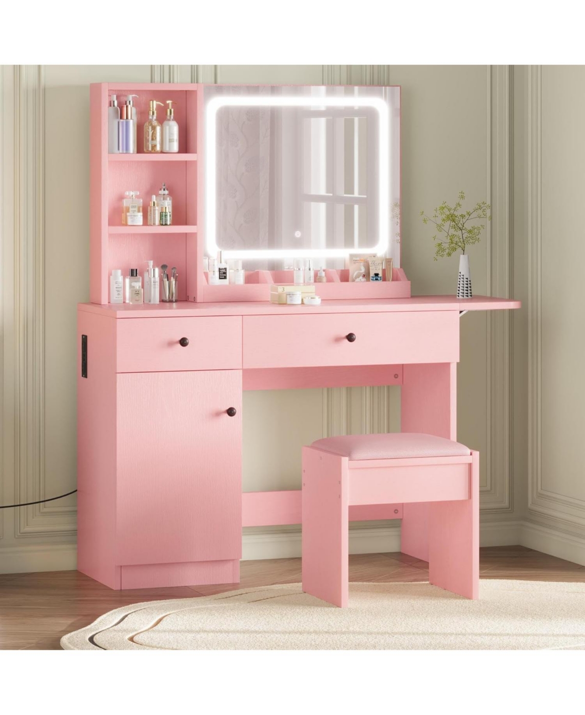 Click here for gaomon Vanity Desk with Mirror and Light  Makeup V... prices
