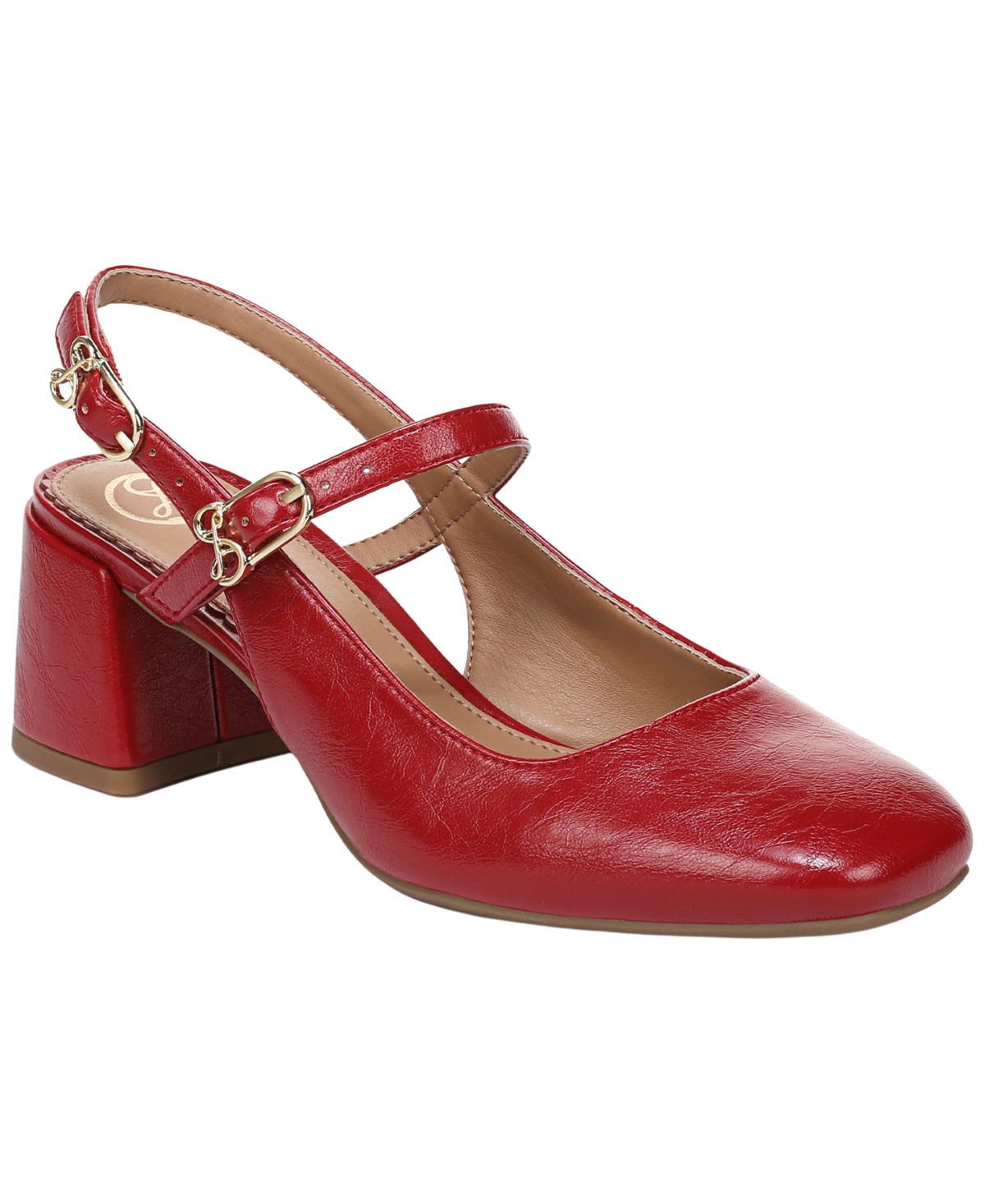 Click here for Sam and Libby Womens Grace Block Heel Slingback Ma... prices