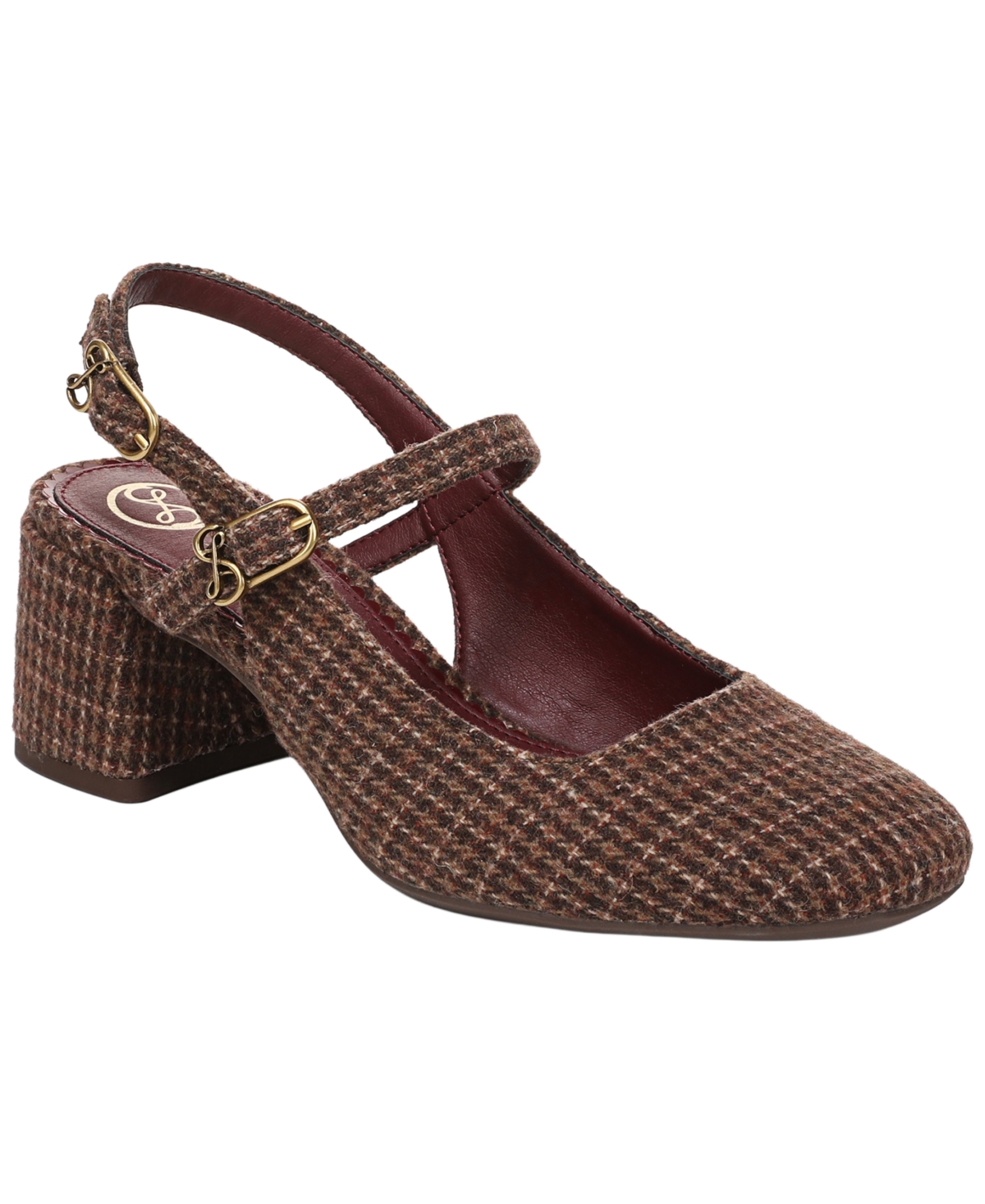 Click here for Sam and Libby Womens Grace Block Heel Slingback Ma... prices