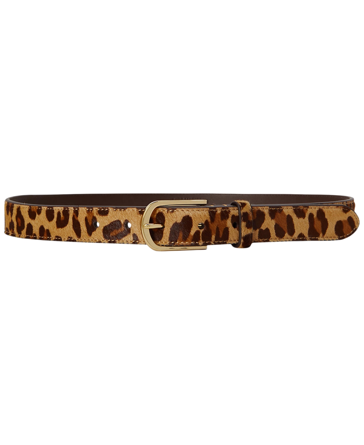 Click here for Lauren Ralph Lauren Leopard Print Leather Skinny B... prices