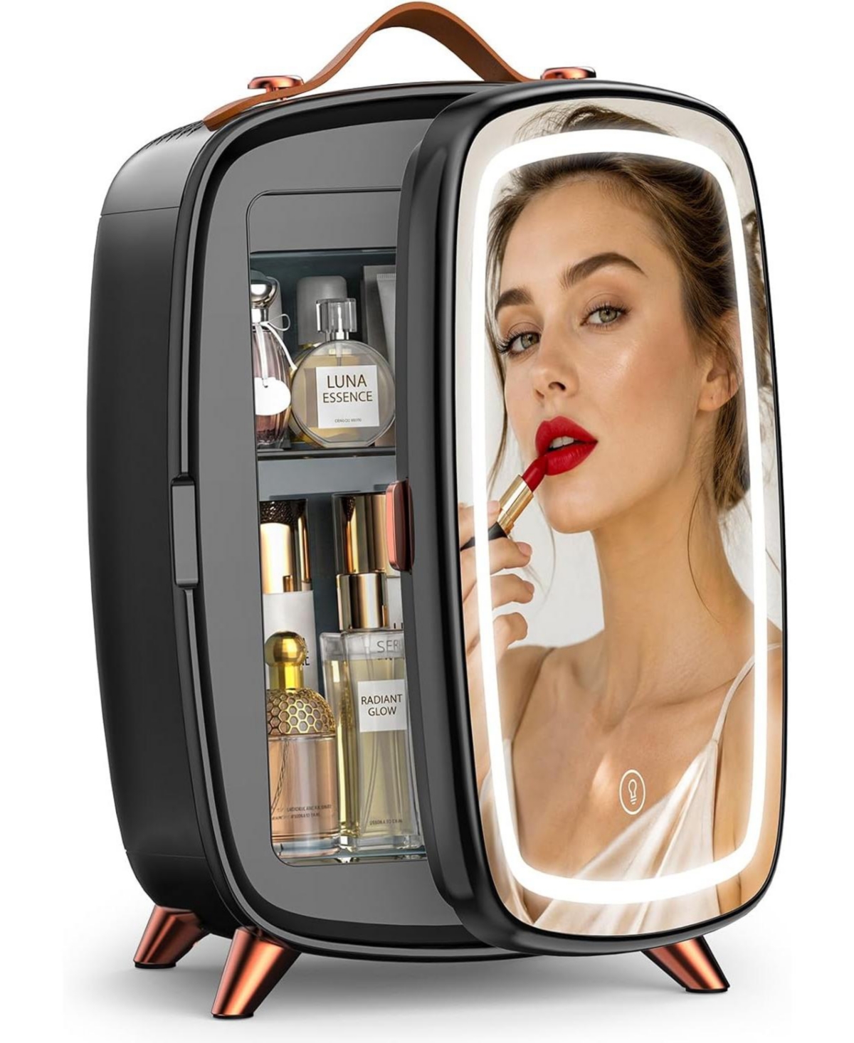 Click here for Cowsar 6L Mini Fridge with Led Mirror for Cosmetic... prices