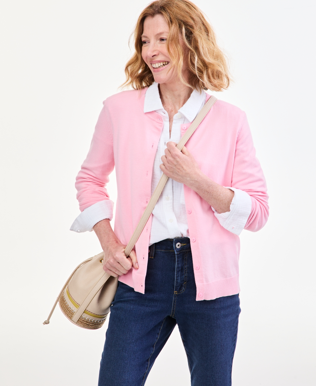 Click here for Style & Co Petite Crewneck Cardigan  Macys Exclusi... prices
