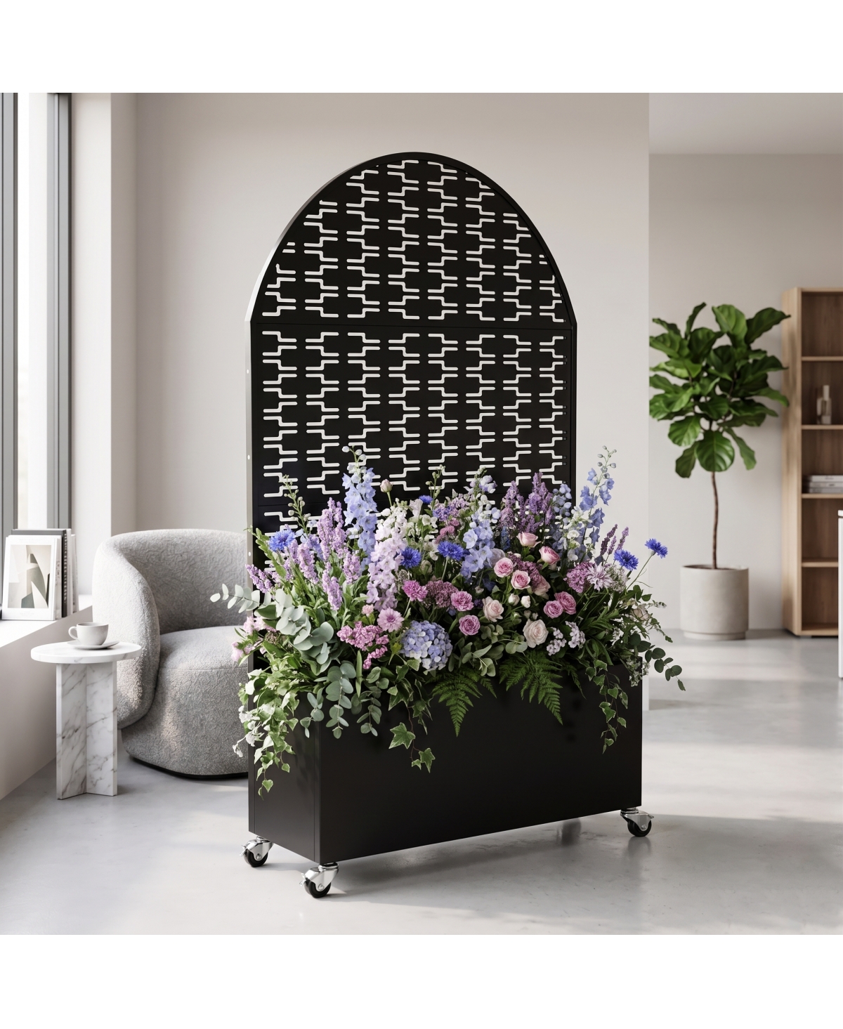 Click here for Streamdale Furniture Arched Metal Privacy Screen w... prices
