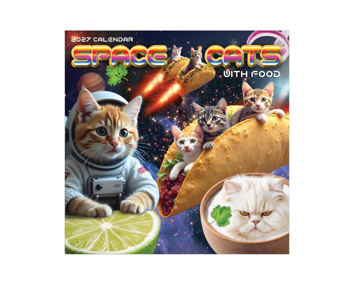 Click here for Tf Publishing Paper Goods 2027 Space Cats Wall Cal... prices