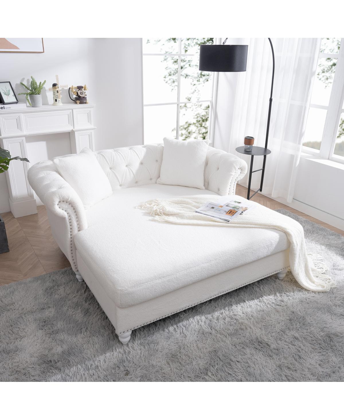 Click here for Streamdale Furniture 63 Tufted Pu Leather Loveseat... prices