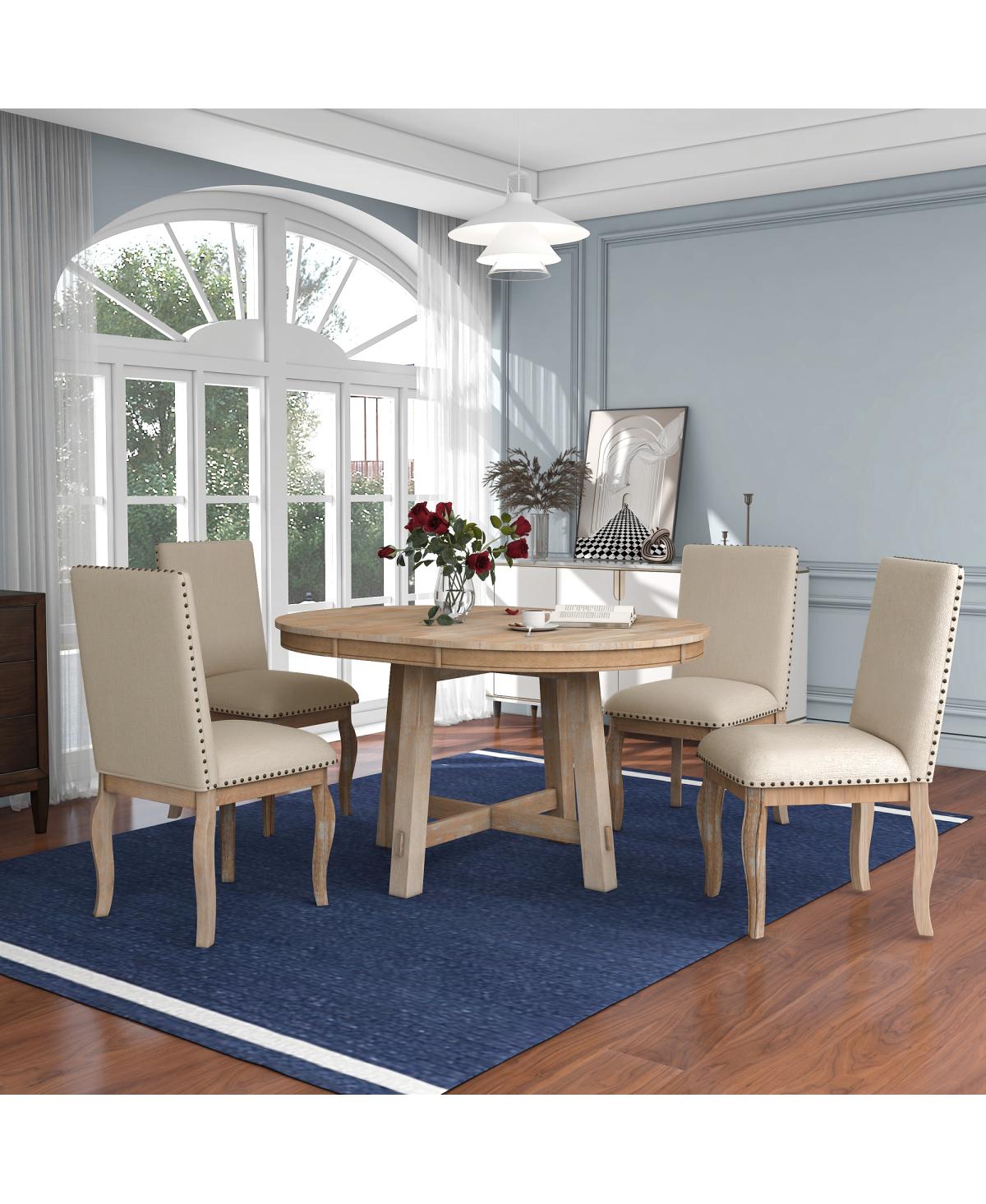 Click here for Streamdale Furniture 5-Piece Extendable Round Farm... prices