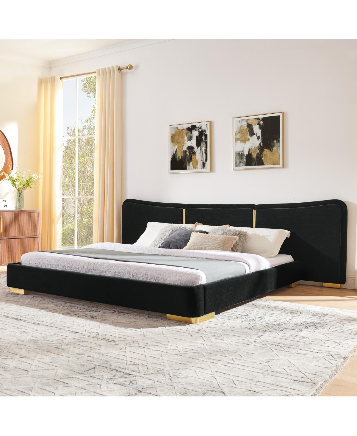 Click here for Streamdale Furniture Extra Large Chenille Platform... prices