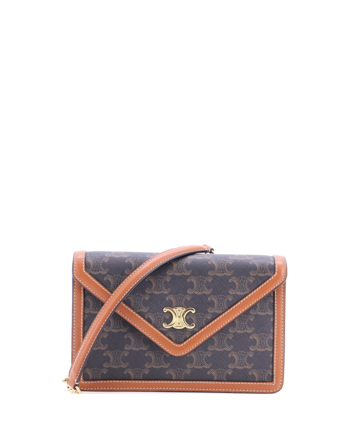 Click here for Pre-Owned Celine Triomphe Envelope Flap Wallet on... prices